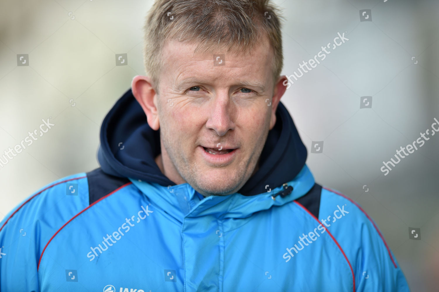 Adrian Pennock Manager Barrow During Vanarama Editorial Stock Photo ...
