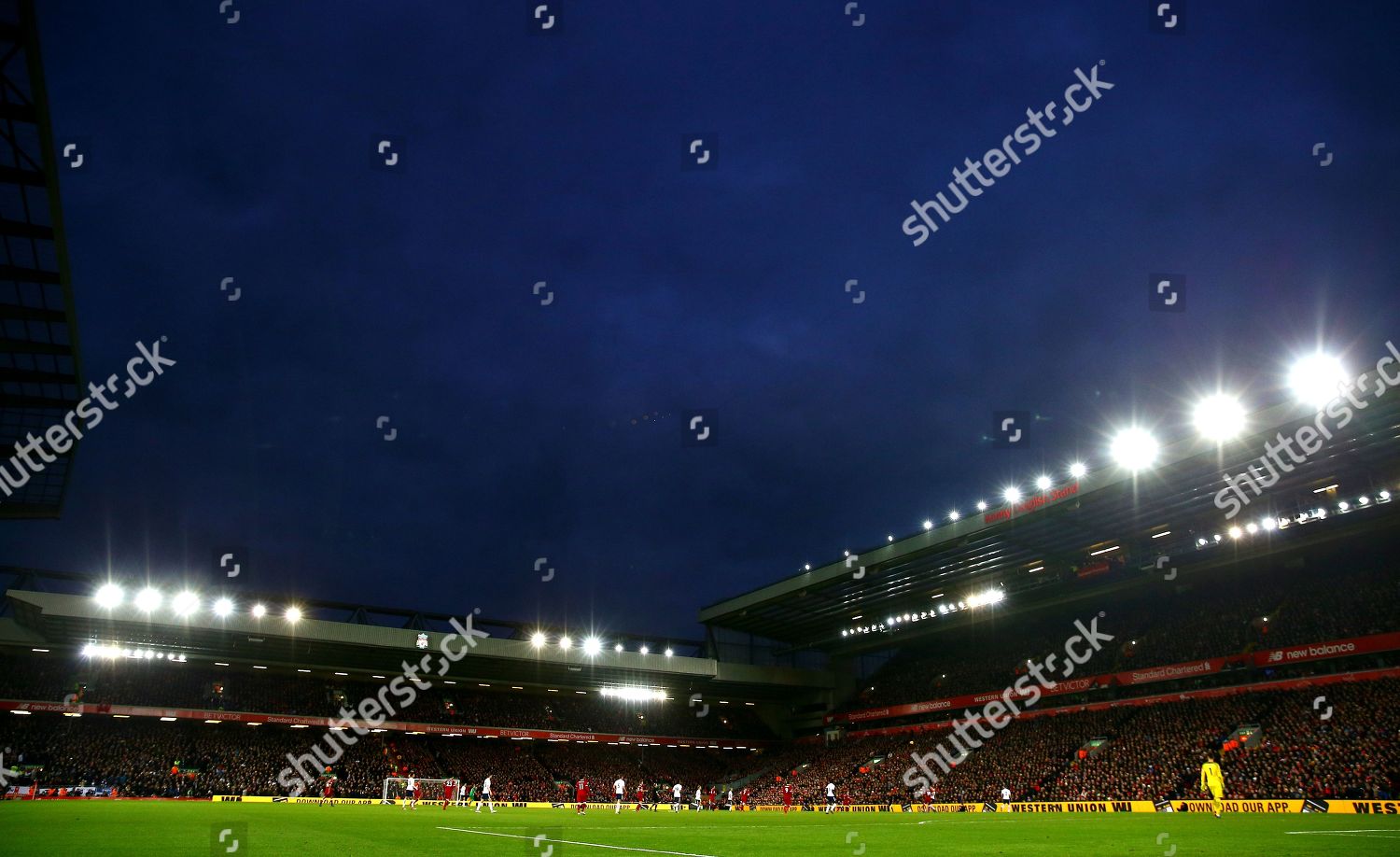 View Anfield During Match Editorial Stock Photo - Stock Image ...