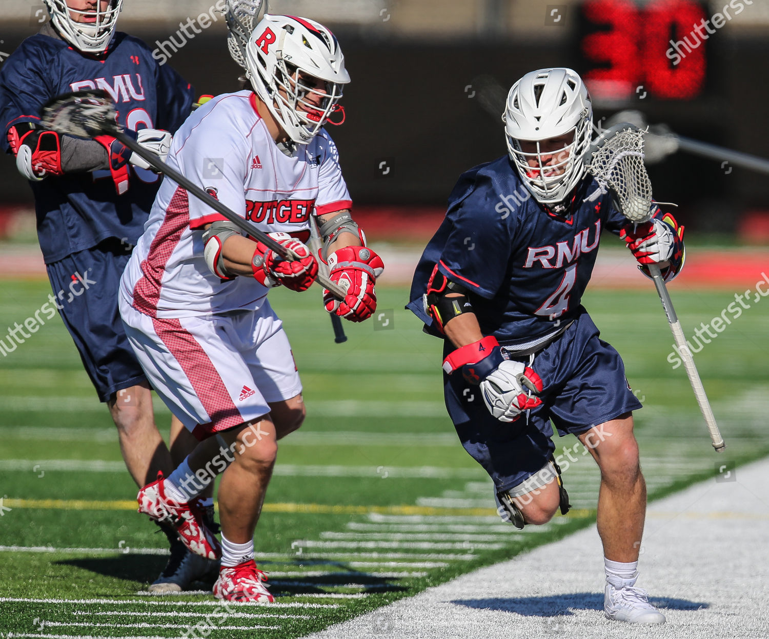 Rutgers Garrett Bullett 19 Tries Stop Editorial Stock Photo - Stock ...
