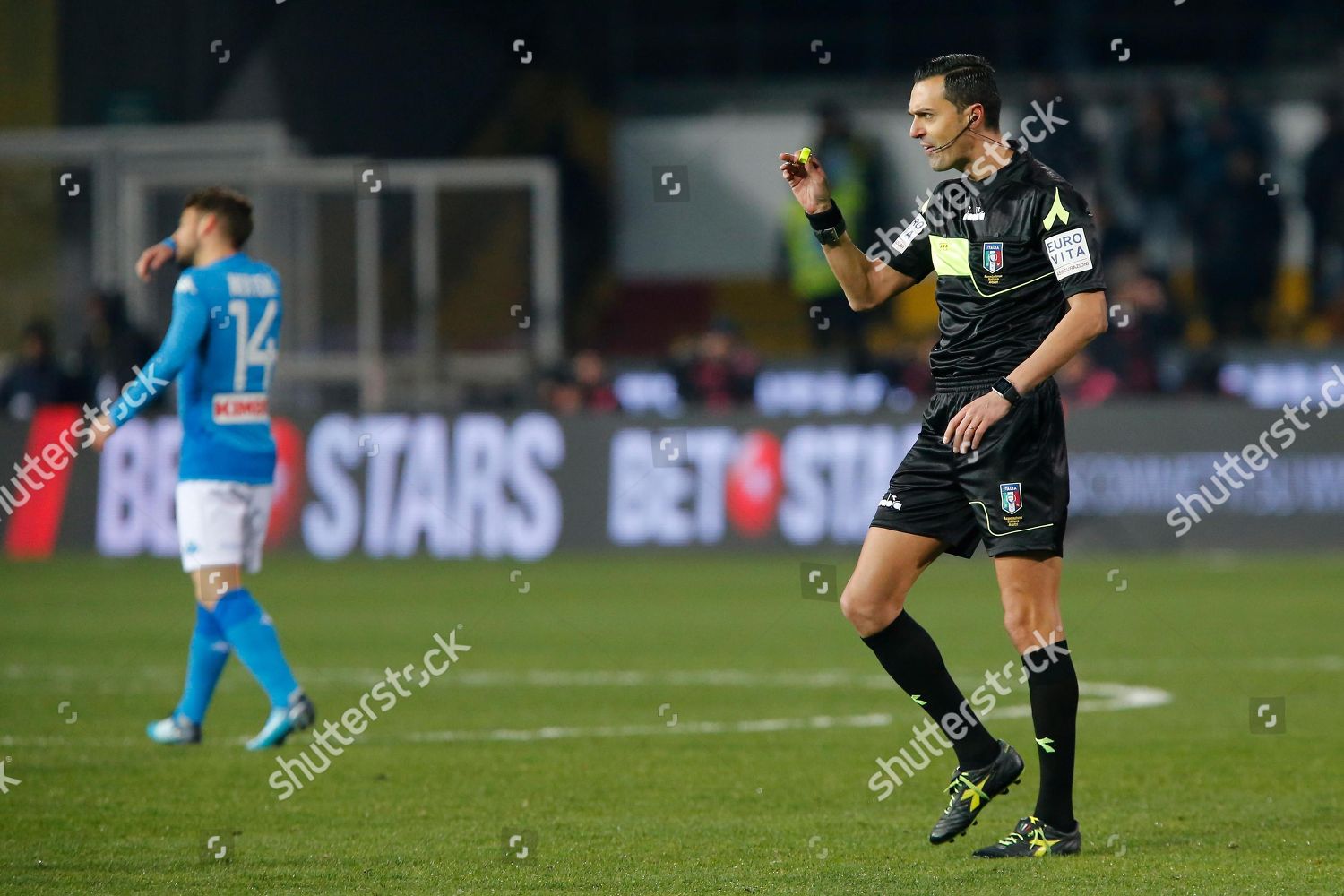 Referee Marco Di Bello R Gestures Editorial Stock Photo - Stock Image ...