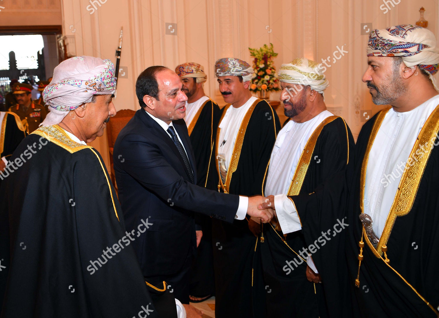 Egyptian President Abdel Fattah Alsisi Welcomed Editorial Stock Photo ...