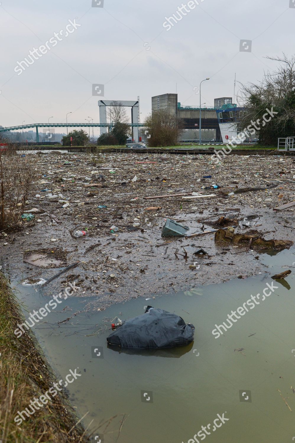 Following Flood Seine River Several Tonnes Editorial Stock Photo ...