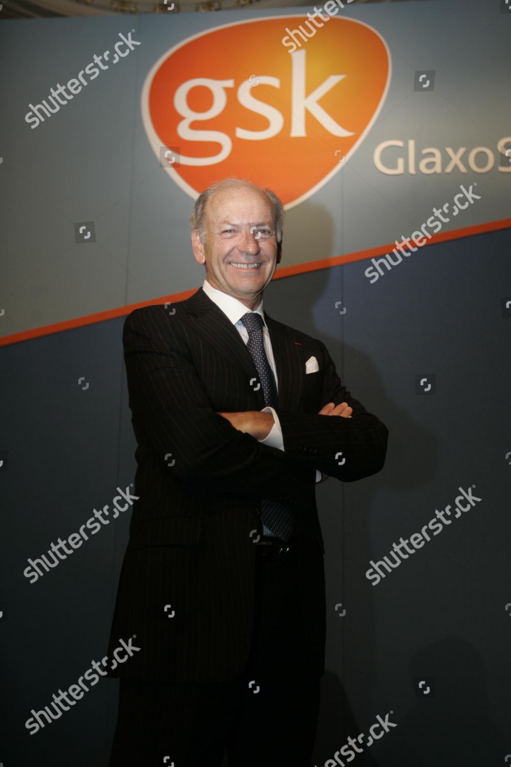 Ceo Glaxosmithkline Jean Pierre Garnier Poses Editorial Stock Photo ...