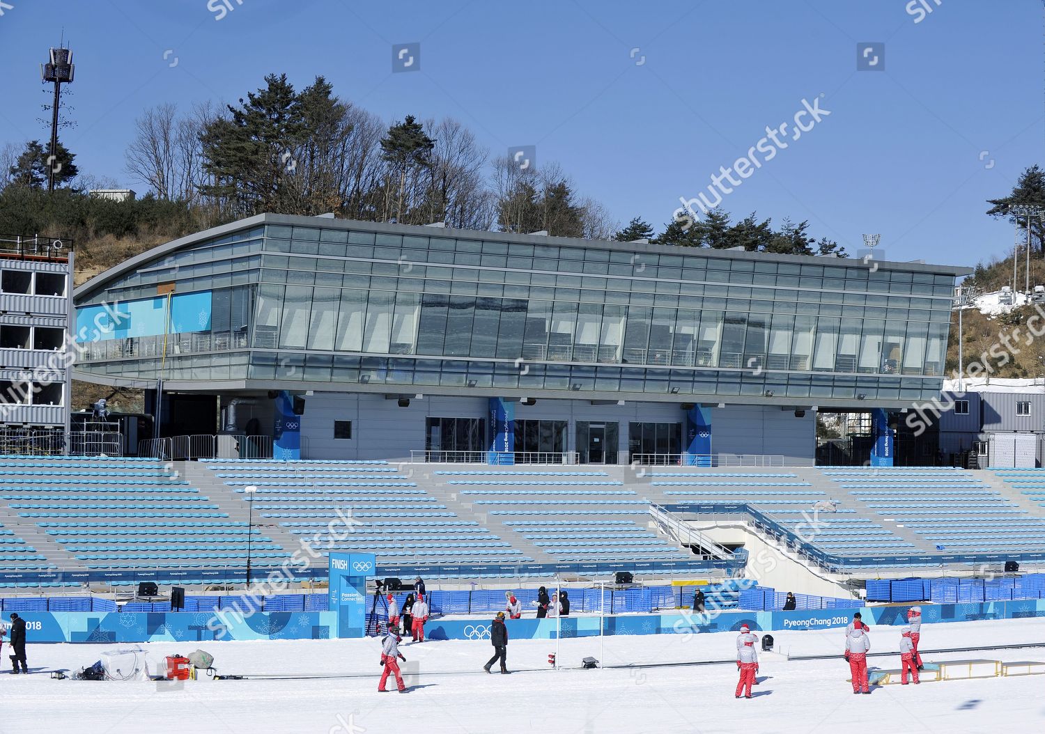 Cross Country Stadium Alpensia Sports Park Editorial Stock Photo ...