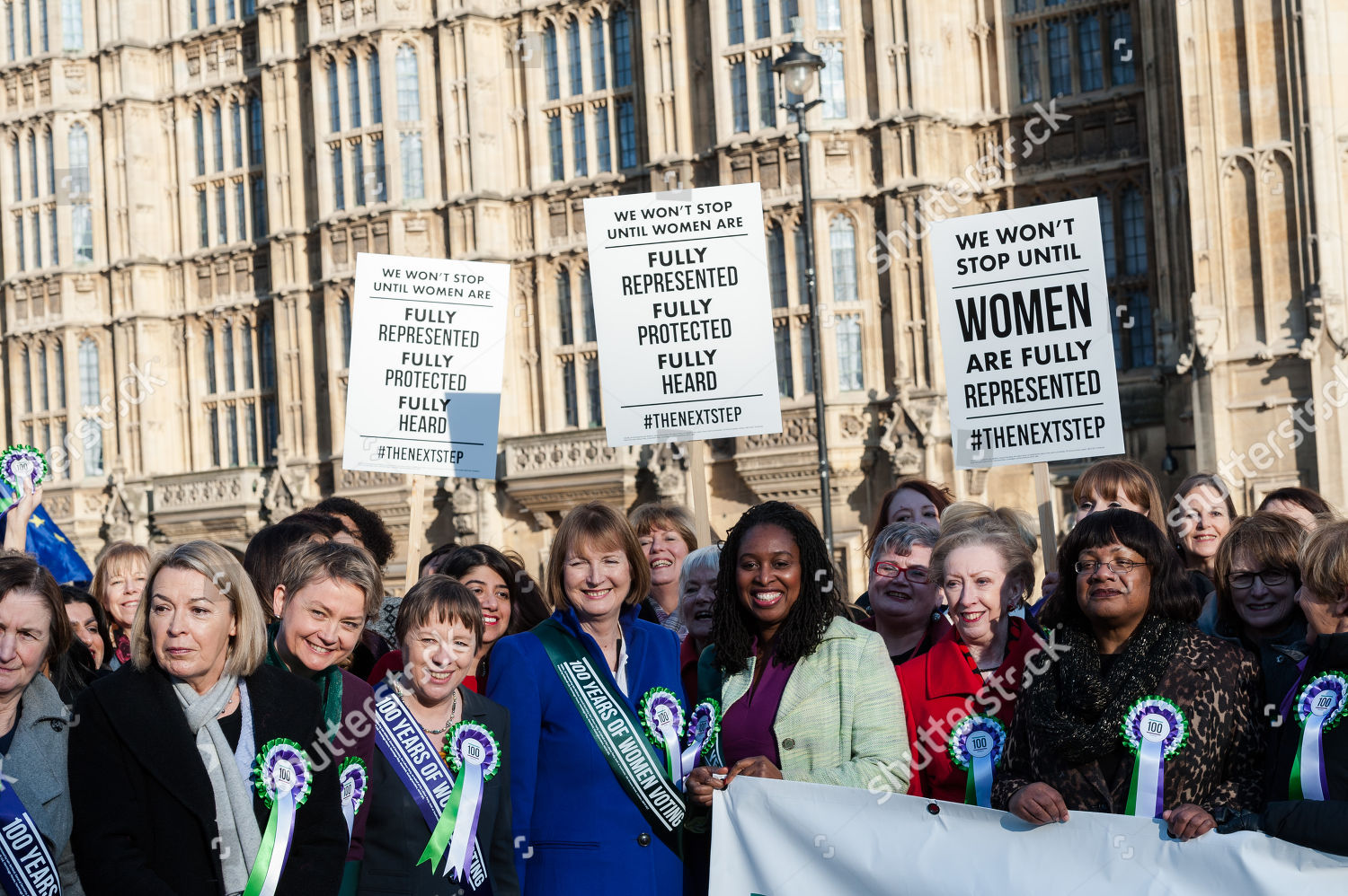Female Labour Politicians Including Shadow Minister Editorial Stock ...