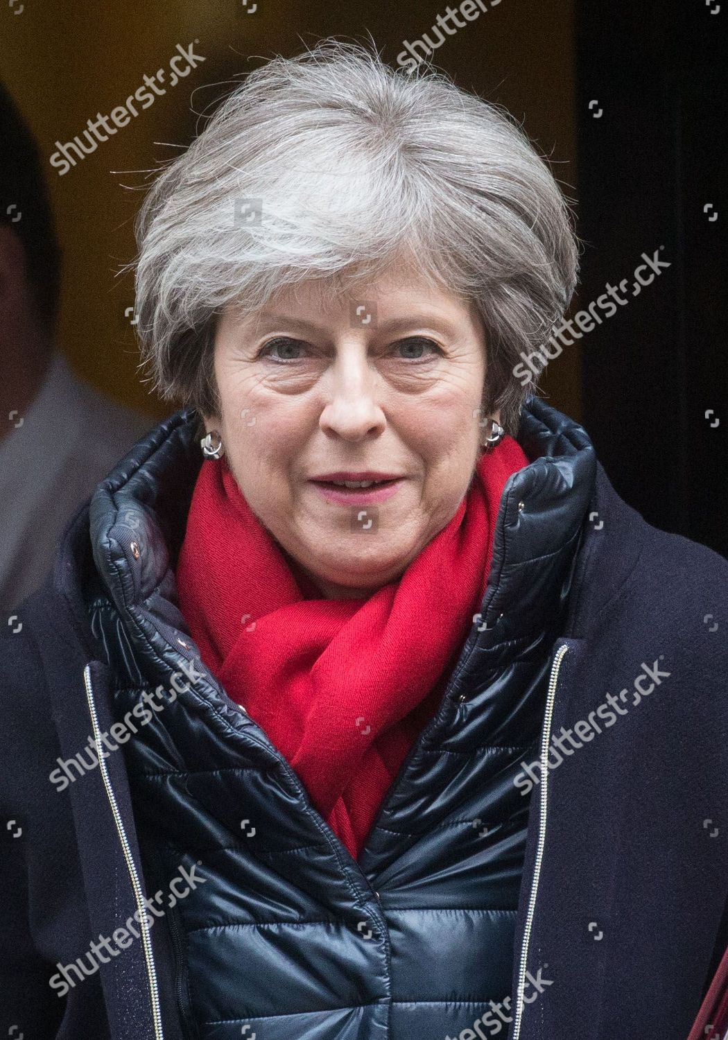Prime Minister Theresa May Leaves 10 Editorial Stock Photo Stock