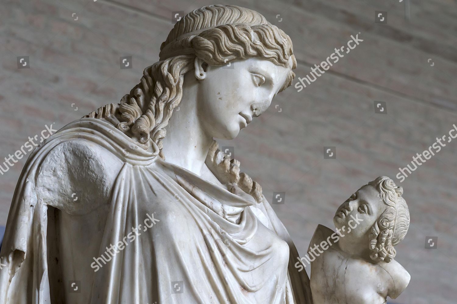 Statue Peace Goddess Eirene Roman Copy Editorial Stock Photo - Stock ...