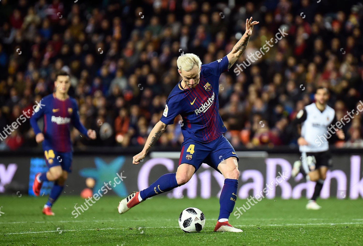Ivan Rakitic Fc Barcelona Scores His Editorial Stock Photo - Stock ...