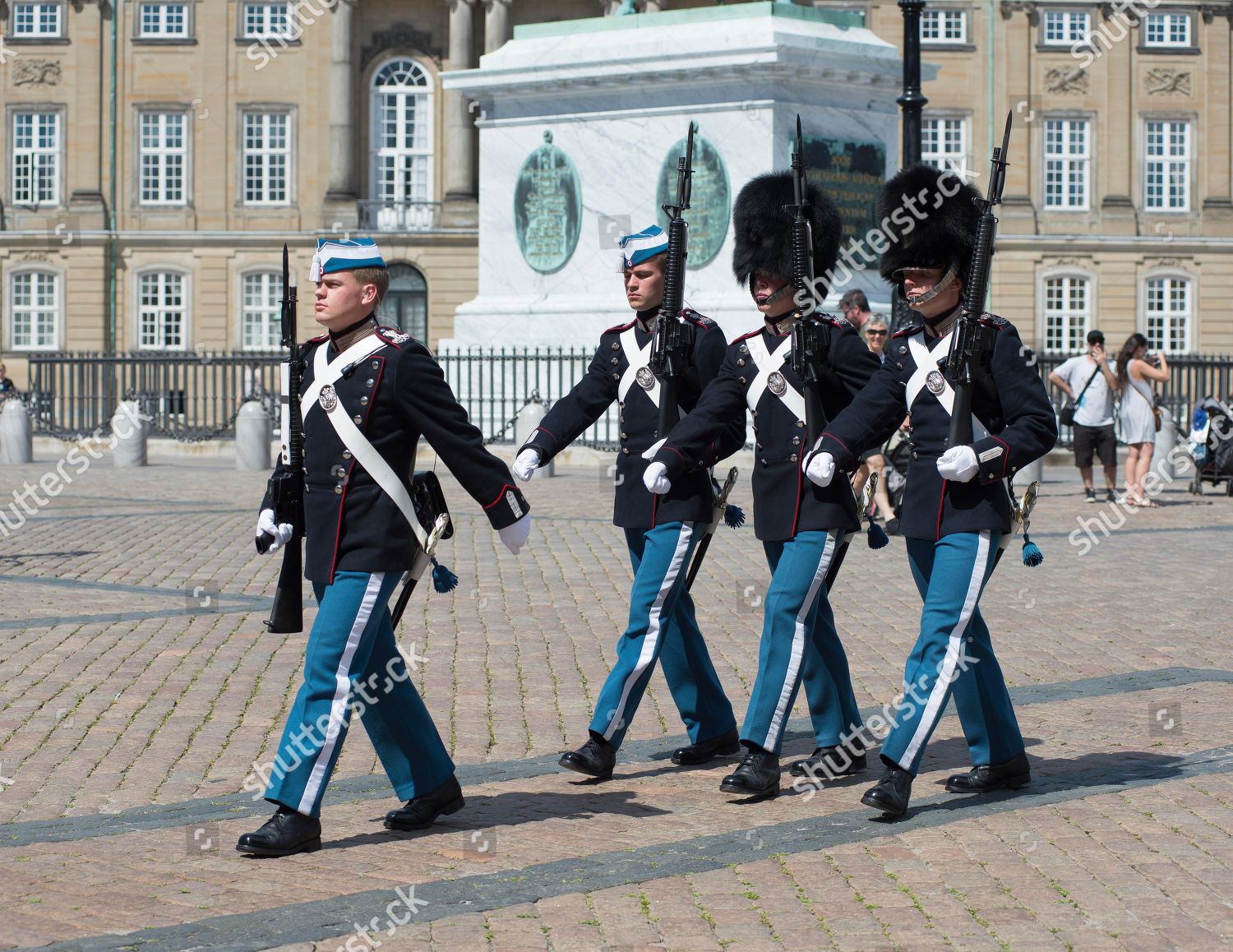Changing Guard Royal Bodyguards On Palace Editorial Stock Photo - Stock ...