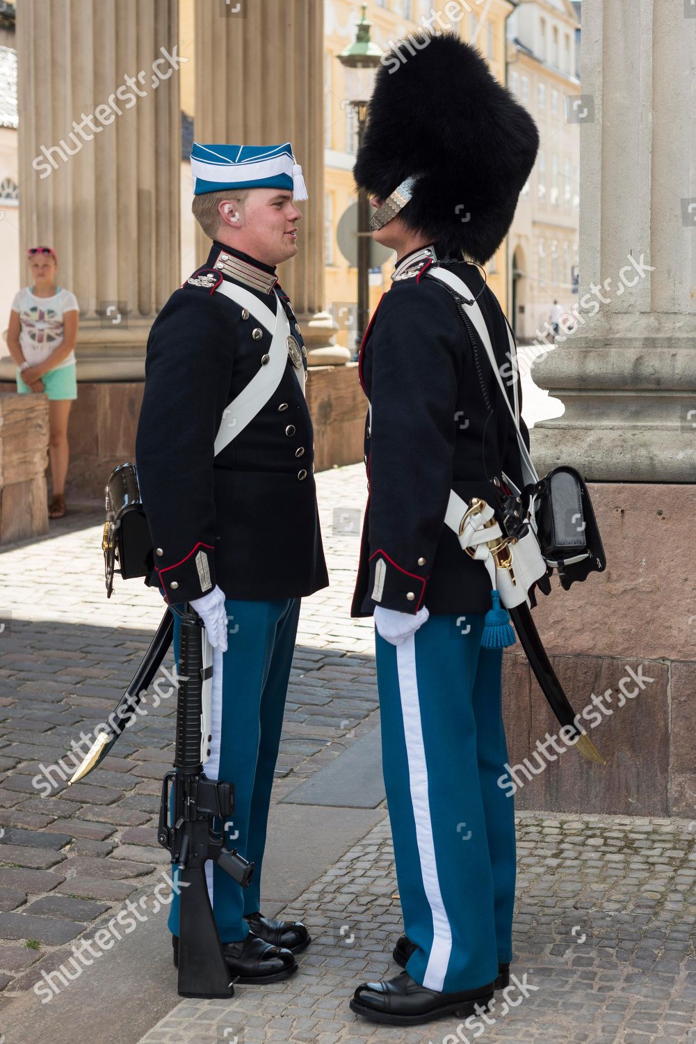 Changing Guard Royal Bodyguards On Palace Editorial Stock Photo - Stock ...