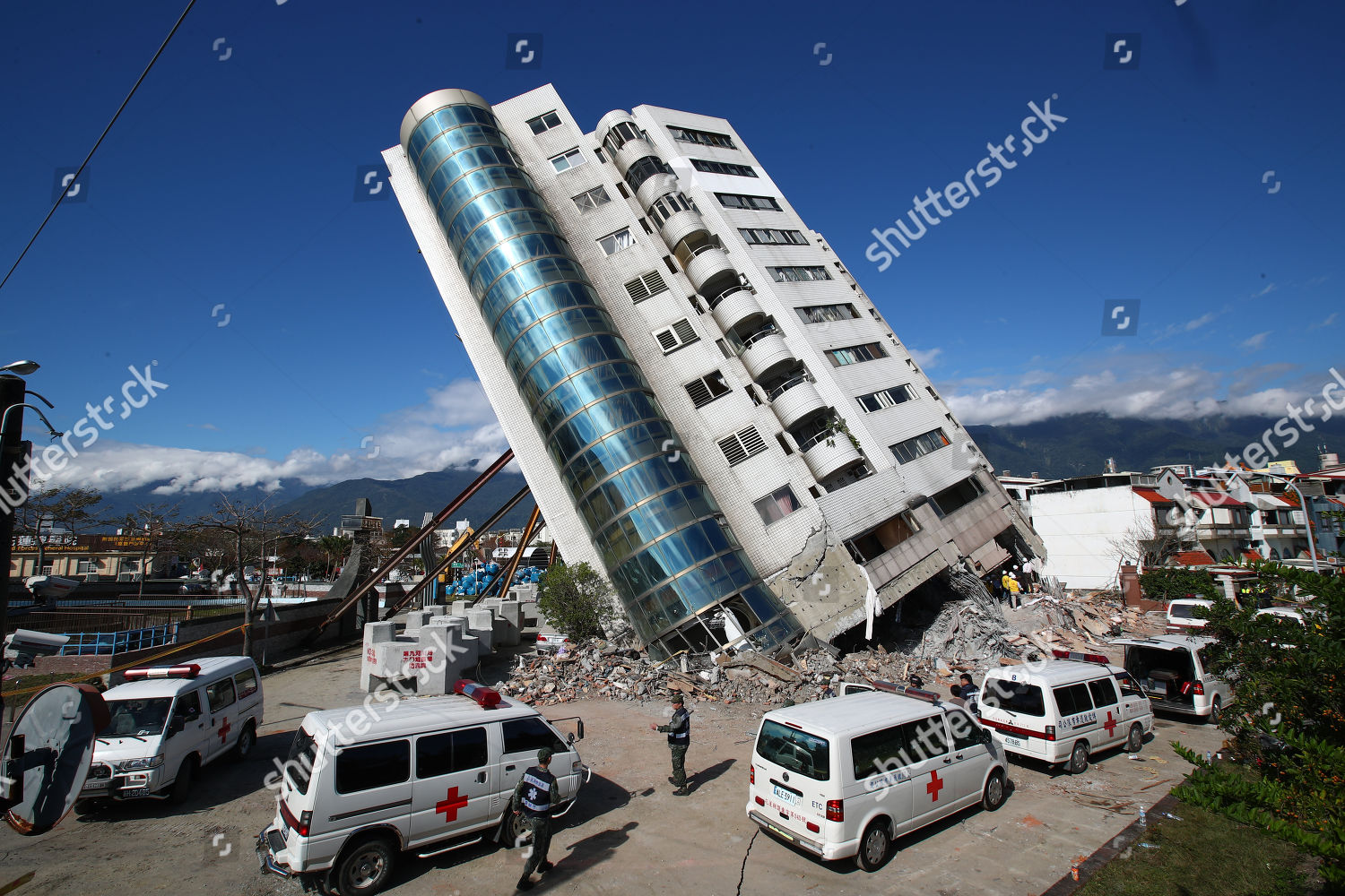 Emergency Response Team Standby Engineers Inspects Editorial Stock ...
