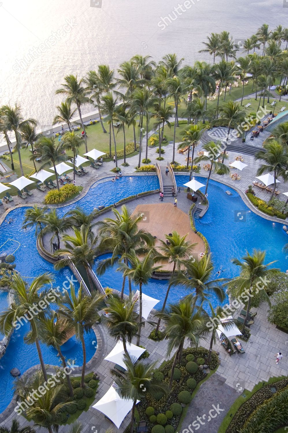Pool Area Sofitel Philippine Plaza Hotel Editorial Stock Photo - Stock ...