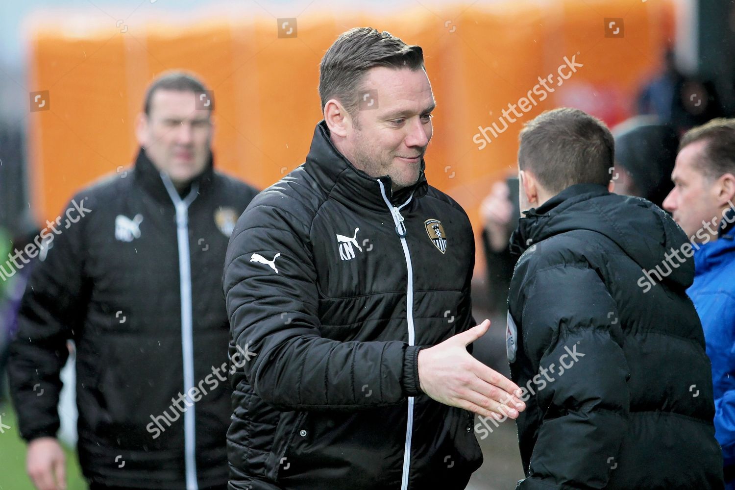 Notts Countys Manager Kevin Nolan Before Editorial Stock Photo - Stock ...