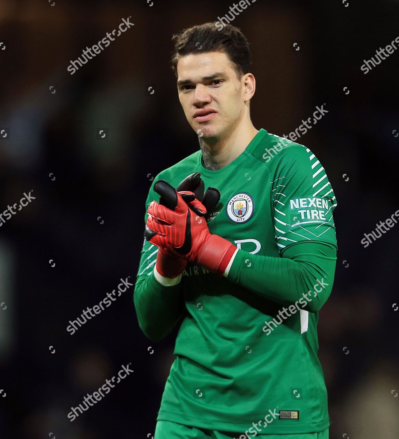 Manchester City Goalkeeper Ederson Editorial Stock Photo - Stock Image ...
