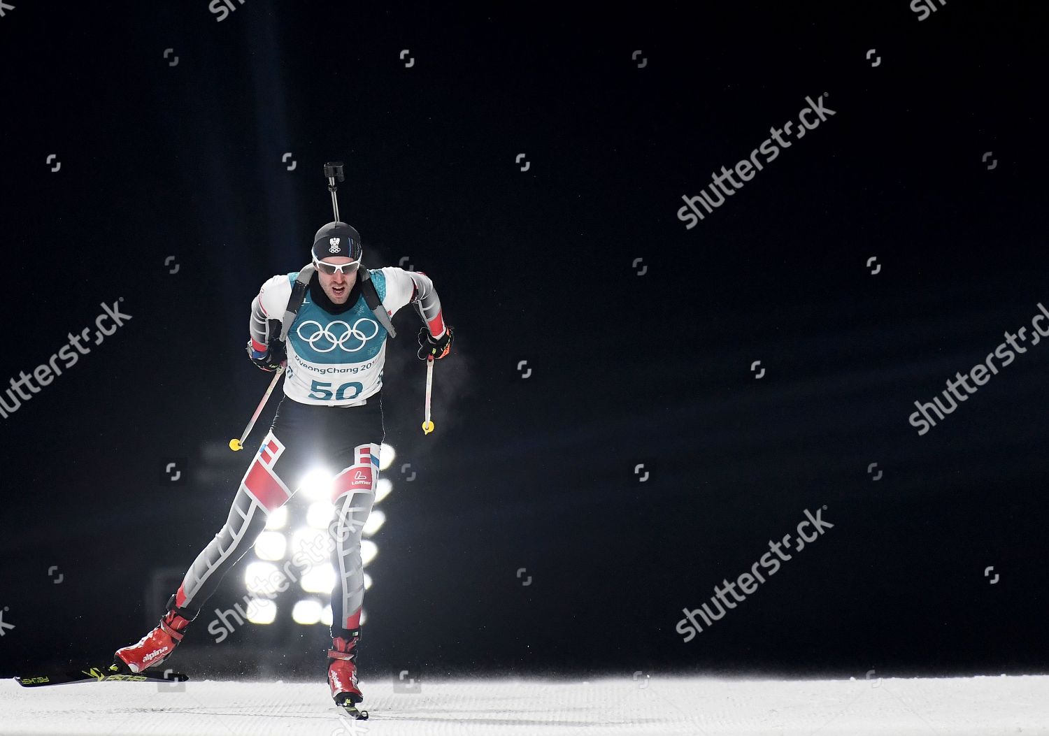 Dominik Landertinger Austria Action During Mens Editorial Stock Photo ...