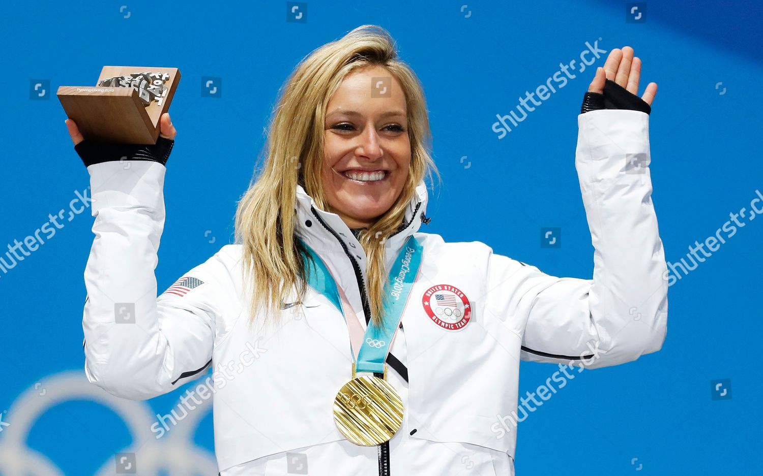 Gold Medalist Jamie Anderson Us During Editorial Stock Photo - Stock ...