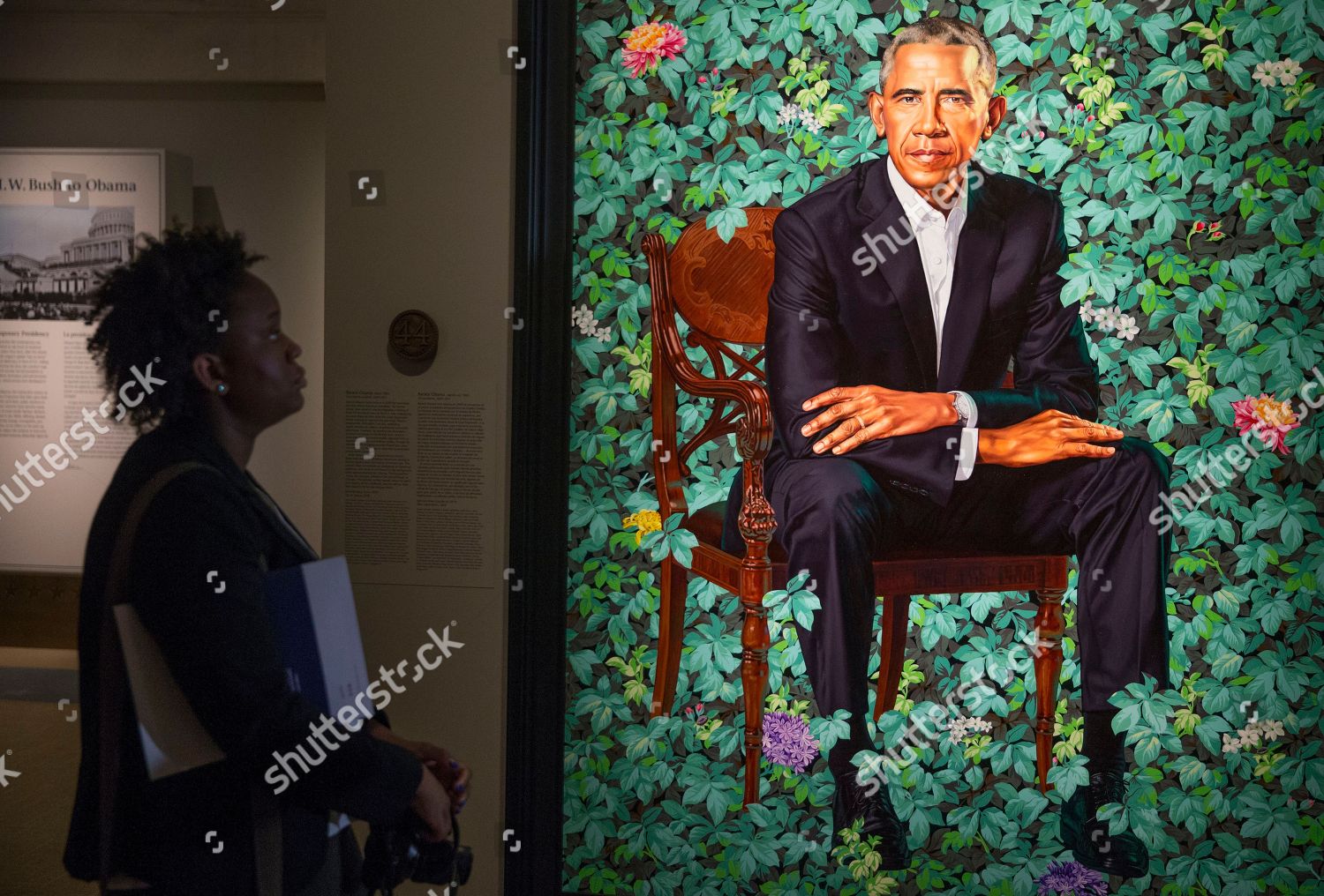 Former Us President Barack Obamas Portrait Editorial Stock Photo ...