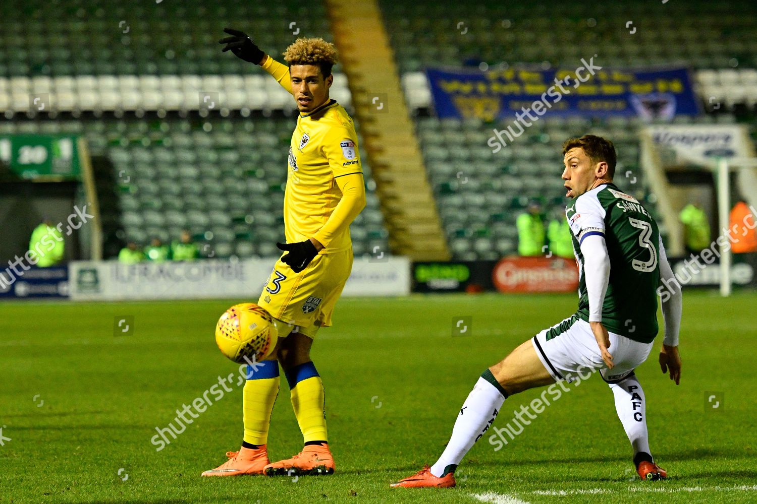 Lyle Taylor 33 Afc Wimbledon Flicks Editorial Stock Photo - Stock Image ...