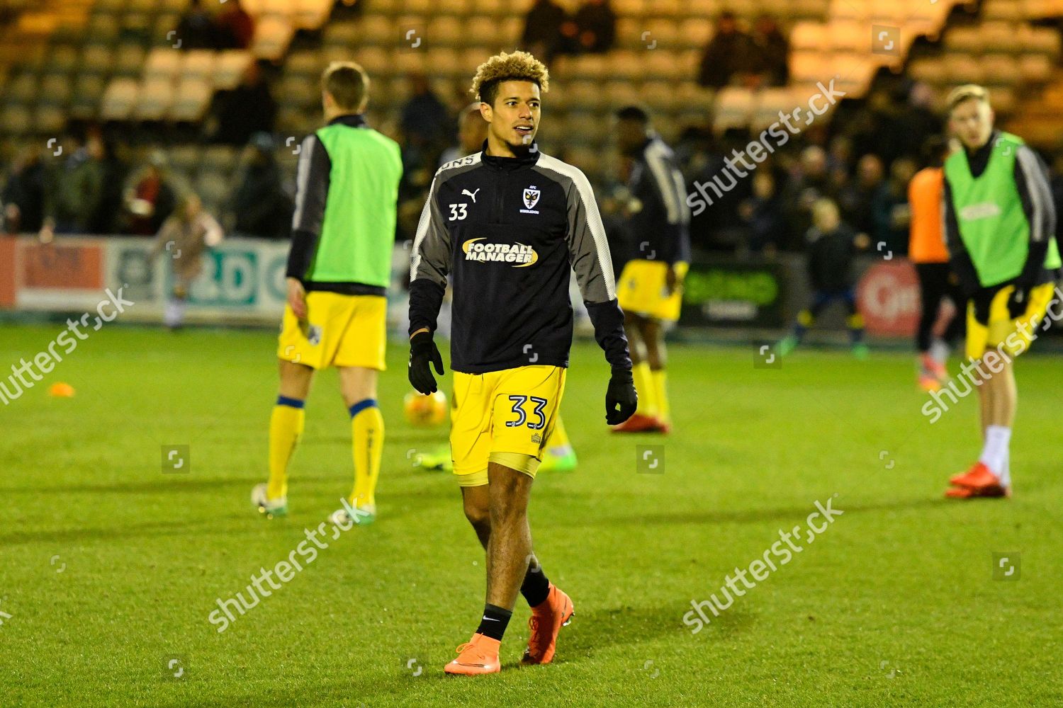 Lyle Taylor 33 Afc Wimbledon Warming Editorial Stock Photo - Stock ...