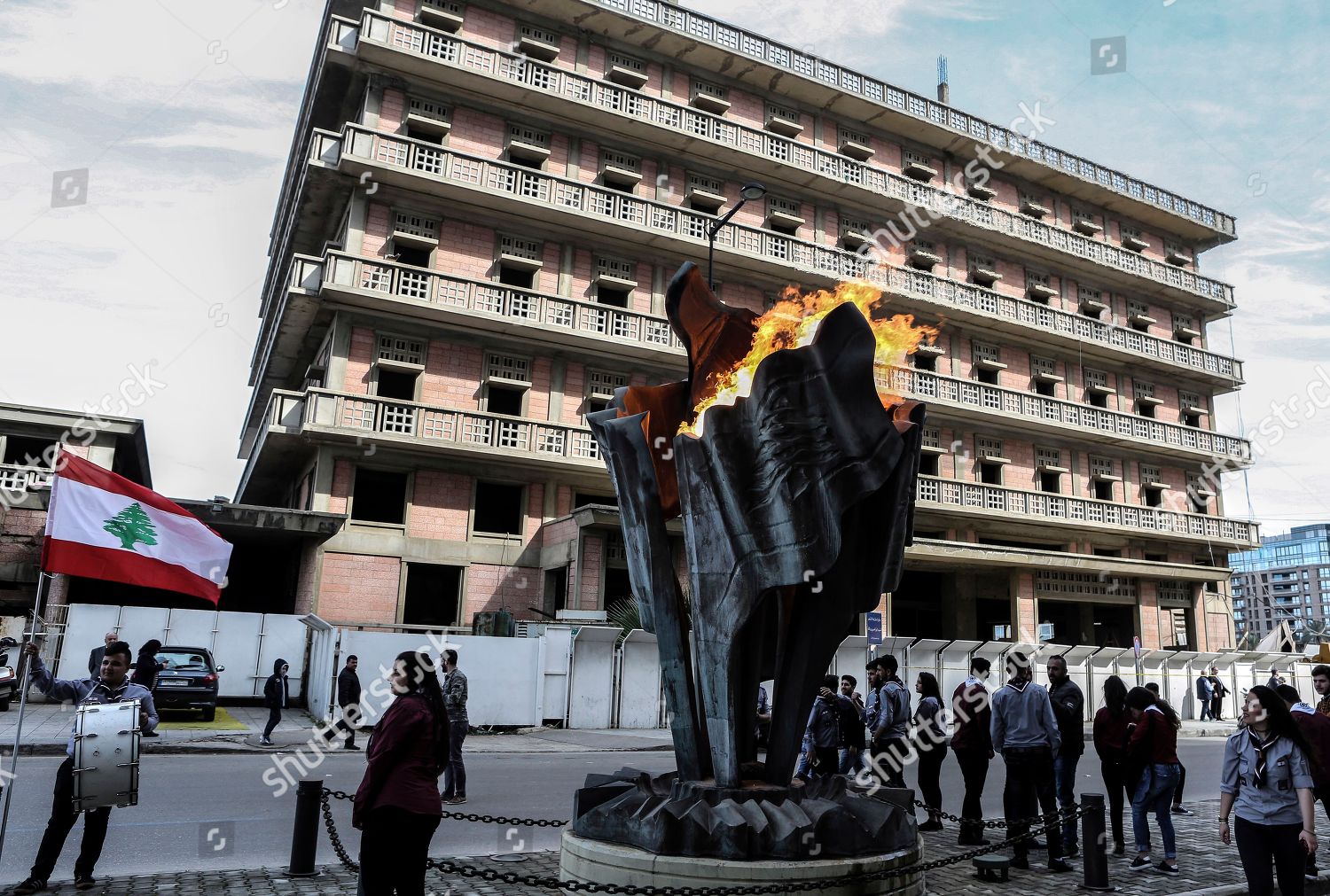 Lebanese Scouts Future Movement Gather Next Editorial Stock Photo ...