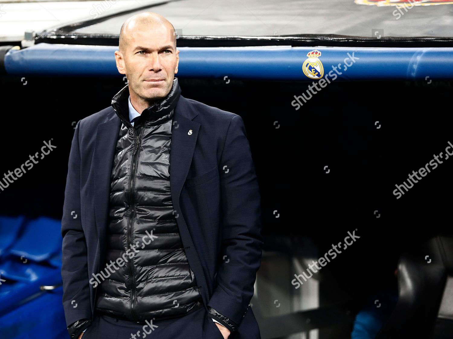 Manager Real Madrid Zinedine Zidane Seen Editorial Stock Photo - Stock ...