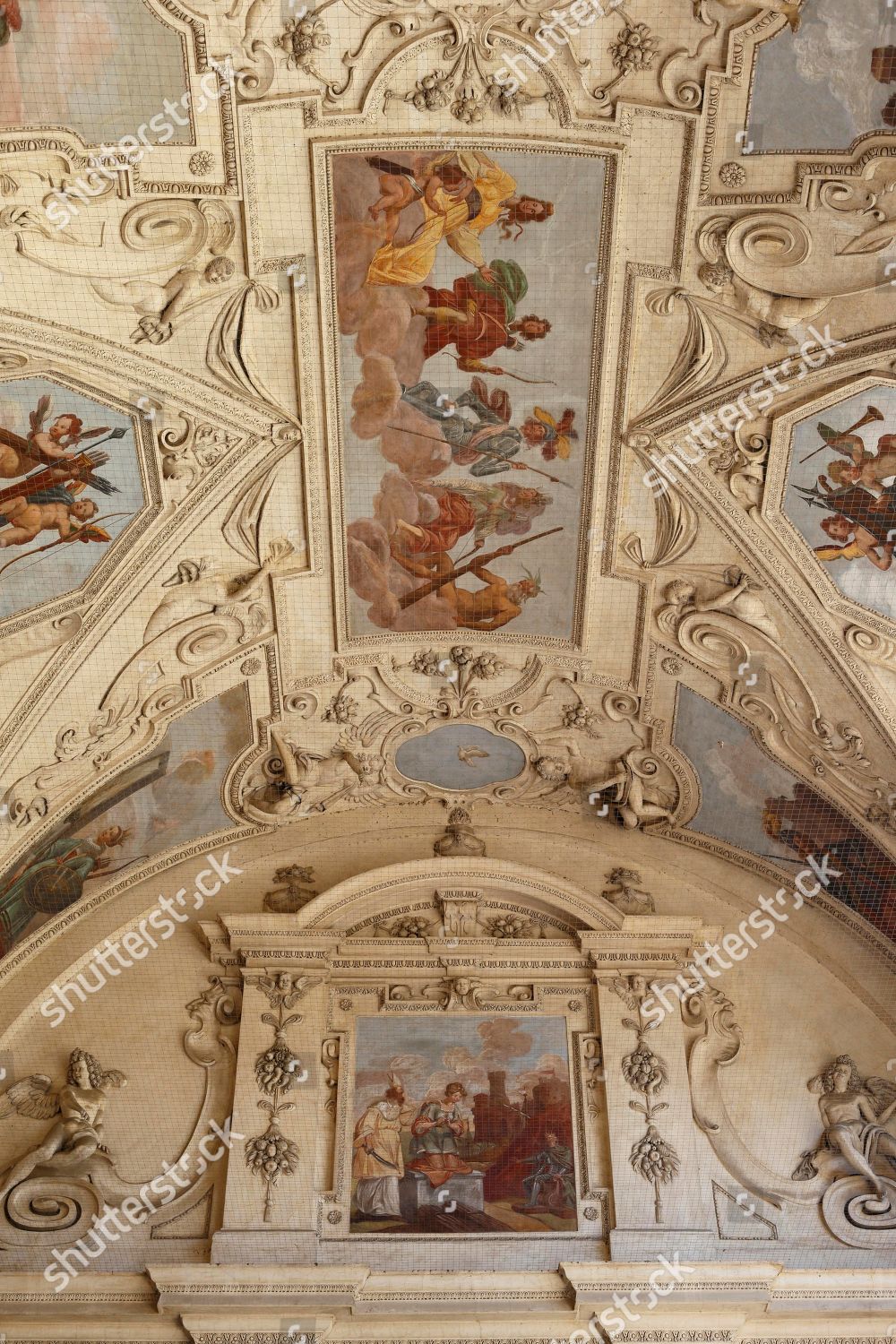 Ceiling Painting Wallenstein Palace Sala Terrana Editorial Stock Photo ...