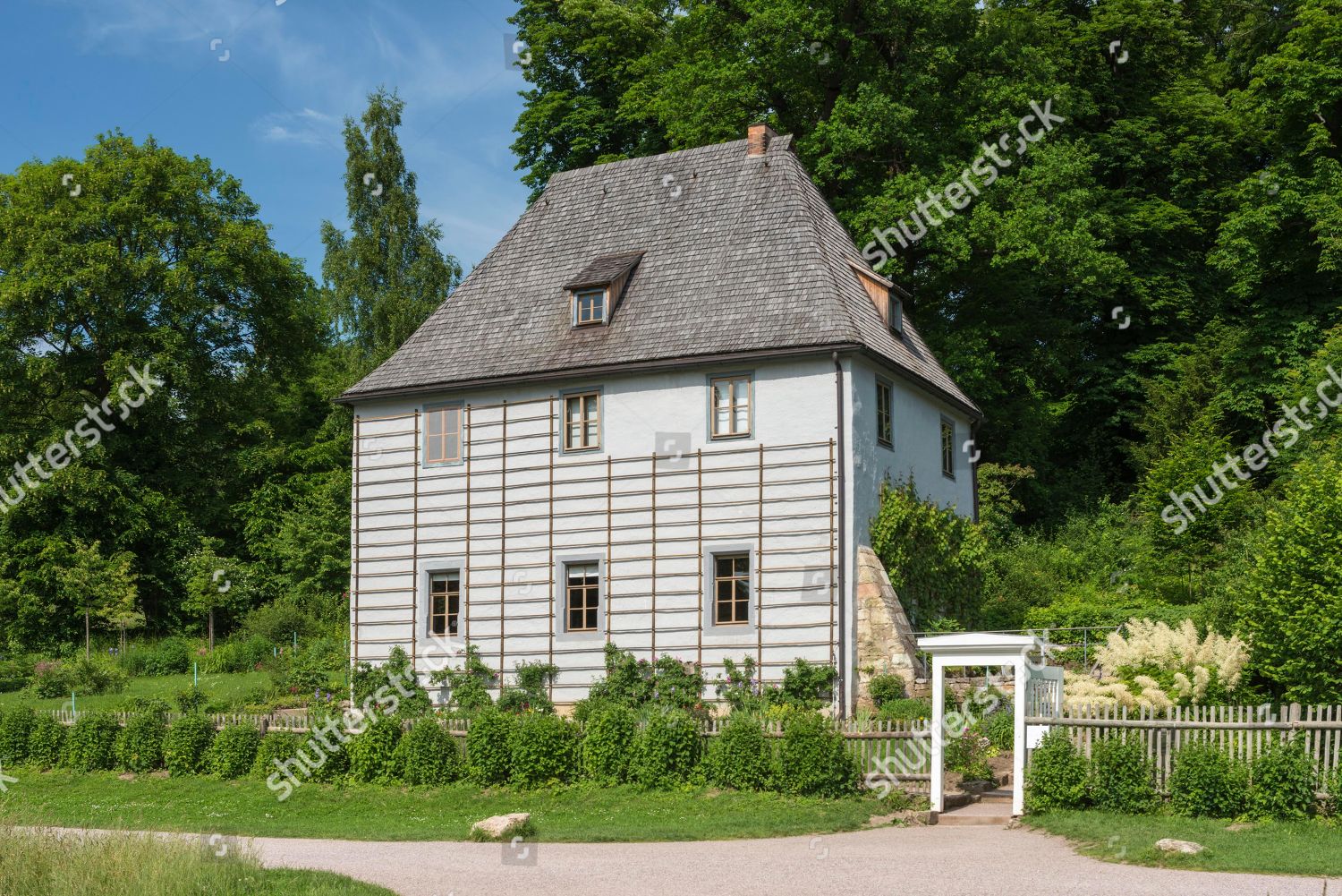 Goethe Garden House Unesco World Heritage Editorial Stock Photo - Stock ...