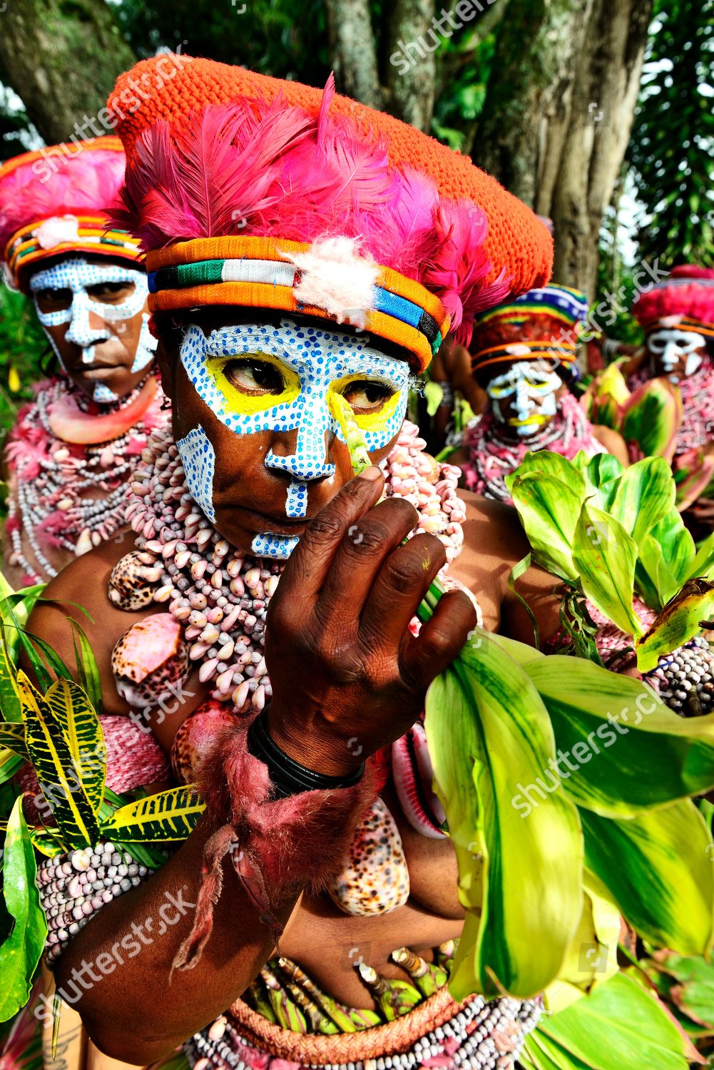 Natives Paint Themselves Marowa Welda Group Editorial Stock Photo ...