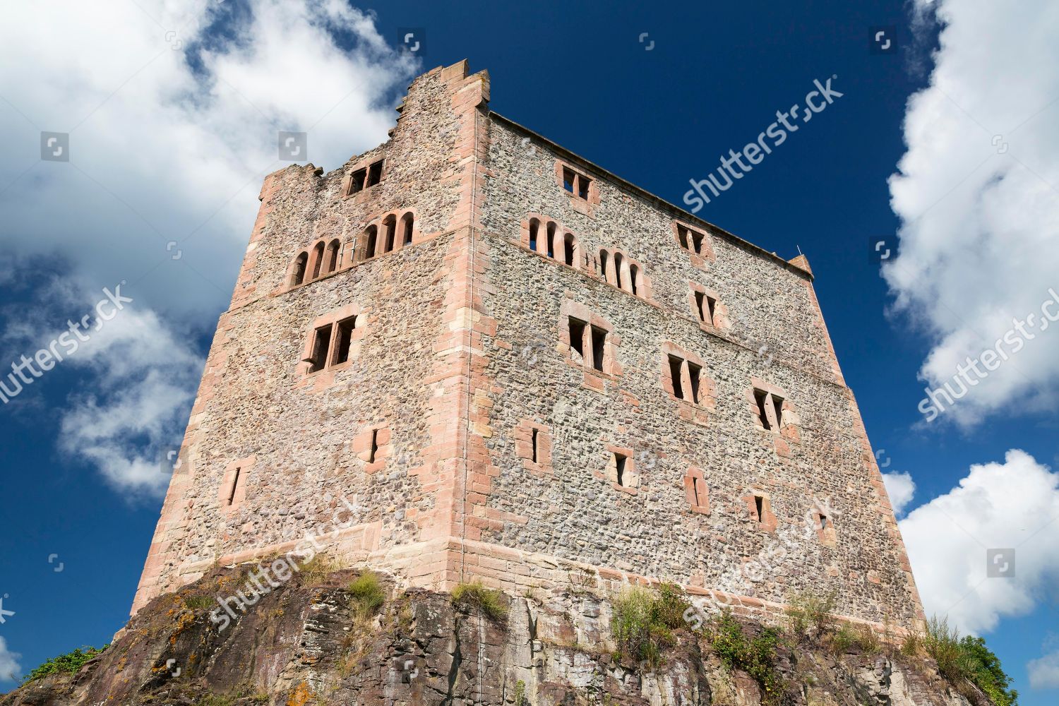 Geroldseck Castle Ruin On Schoenberg Seelbach Editorial Stock Photo ...