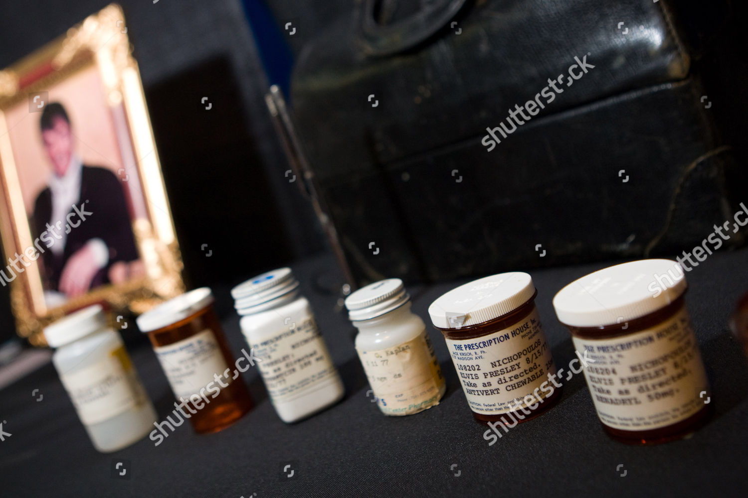 Elvis Presleys Prescription Bottles Editorial Stock Photo - Stock Image ...
