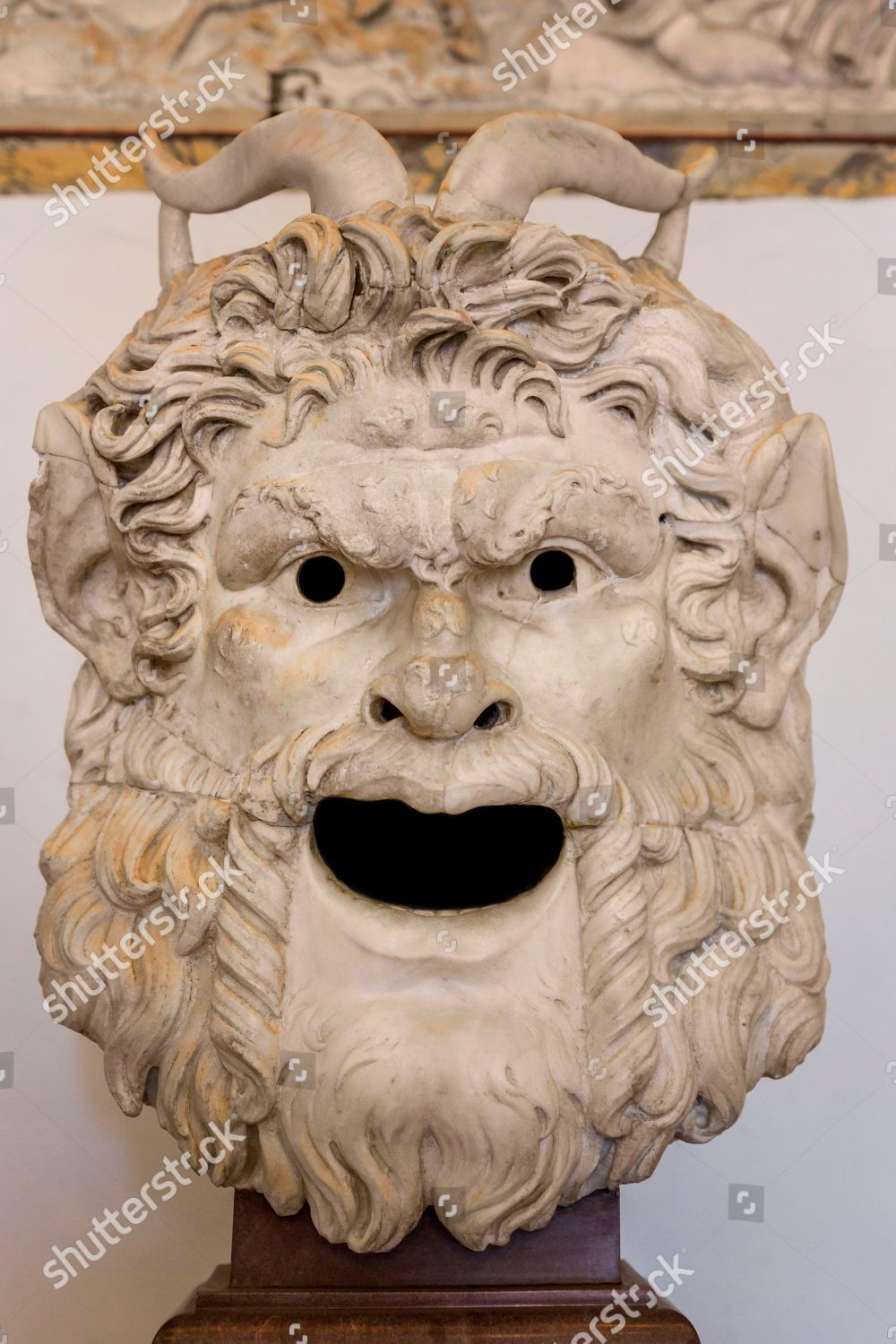 Mask Satyr Capitoline Museums Rome Italy Editorial Stock Photo - Stock ...