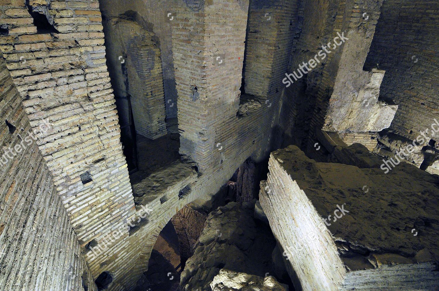 Roman Houses Celio Rome Italy Editorial Stock Photo - Stock Image ...