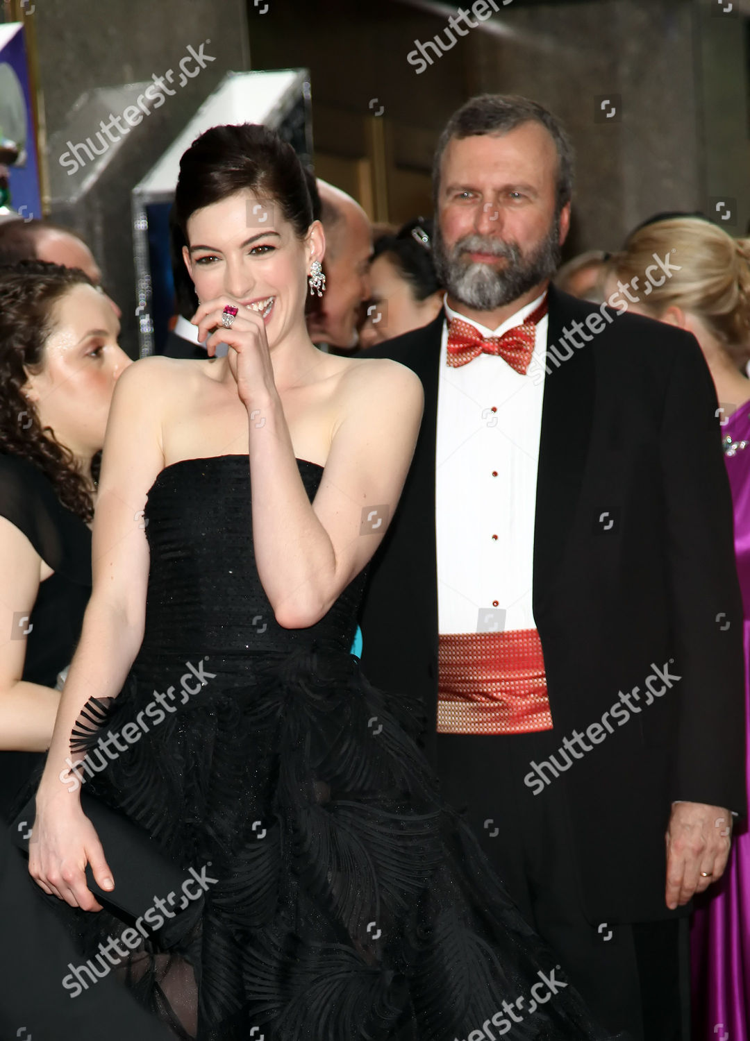 Anne Hathaway Her Father Gerard Hathaway Editorial Stock Photo - Stock ...