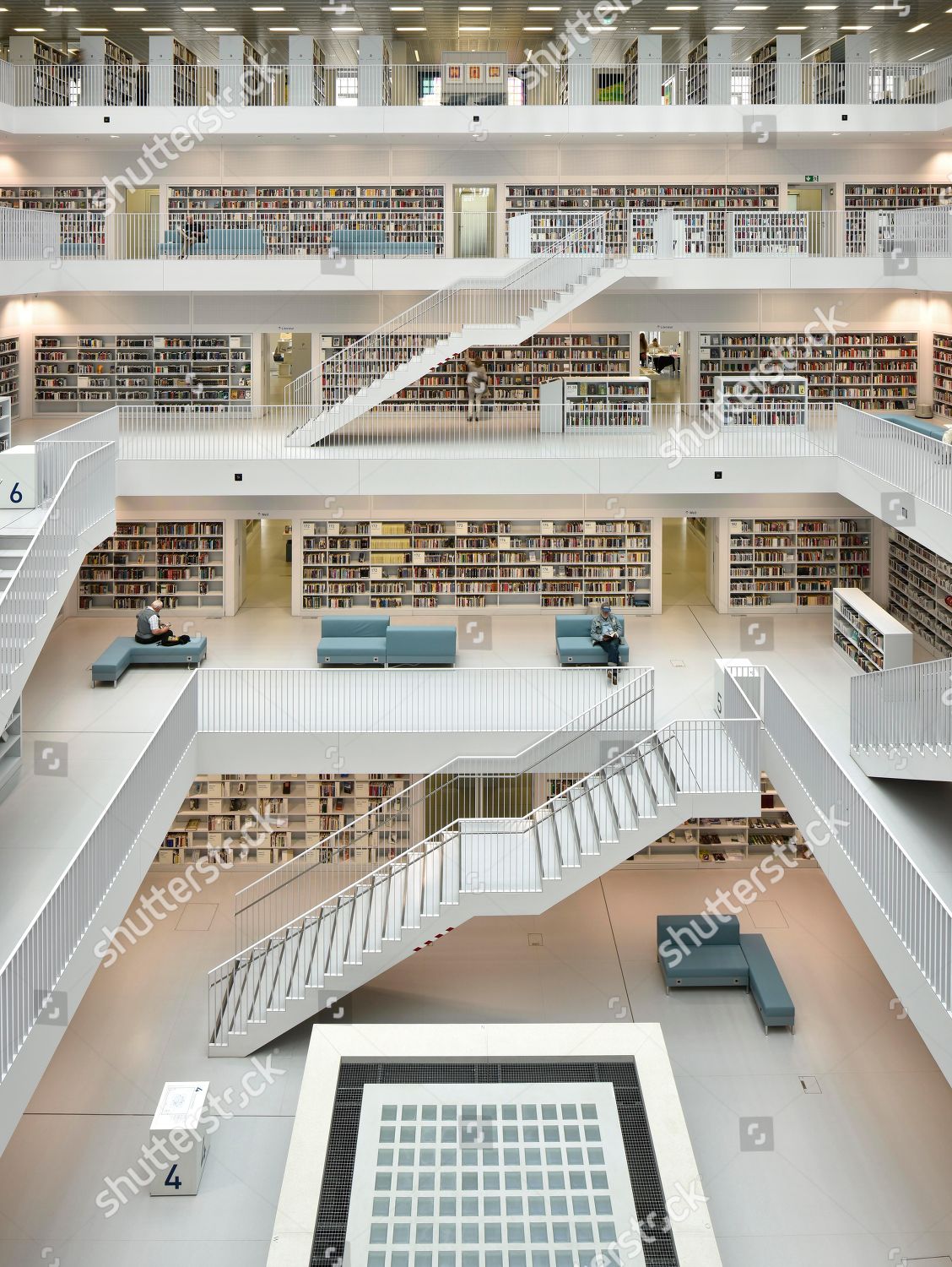 Gallery Stairs Public Library Architect Eun Editorial Stock Photo ...