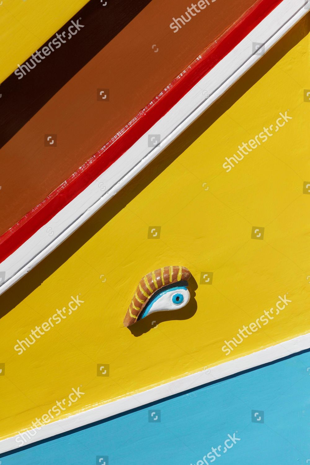 Luzzu Bow Osiris Eye Maltese Fishing Editorial Stock Photo - Stock ...