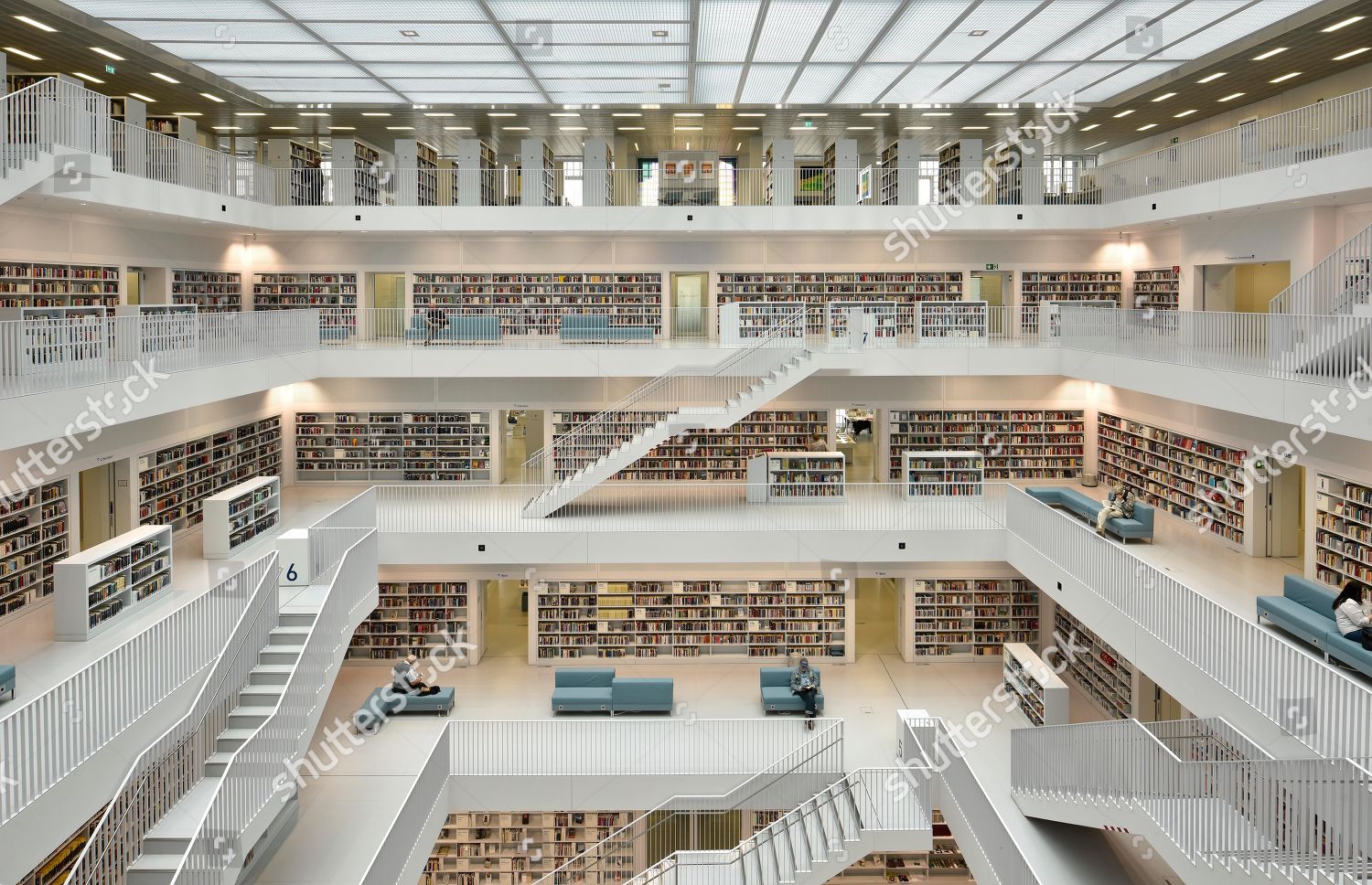 Gallery Stairs Public Library Architect Eun Editorial Stock Photo ...