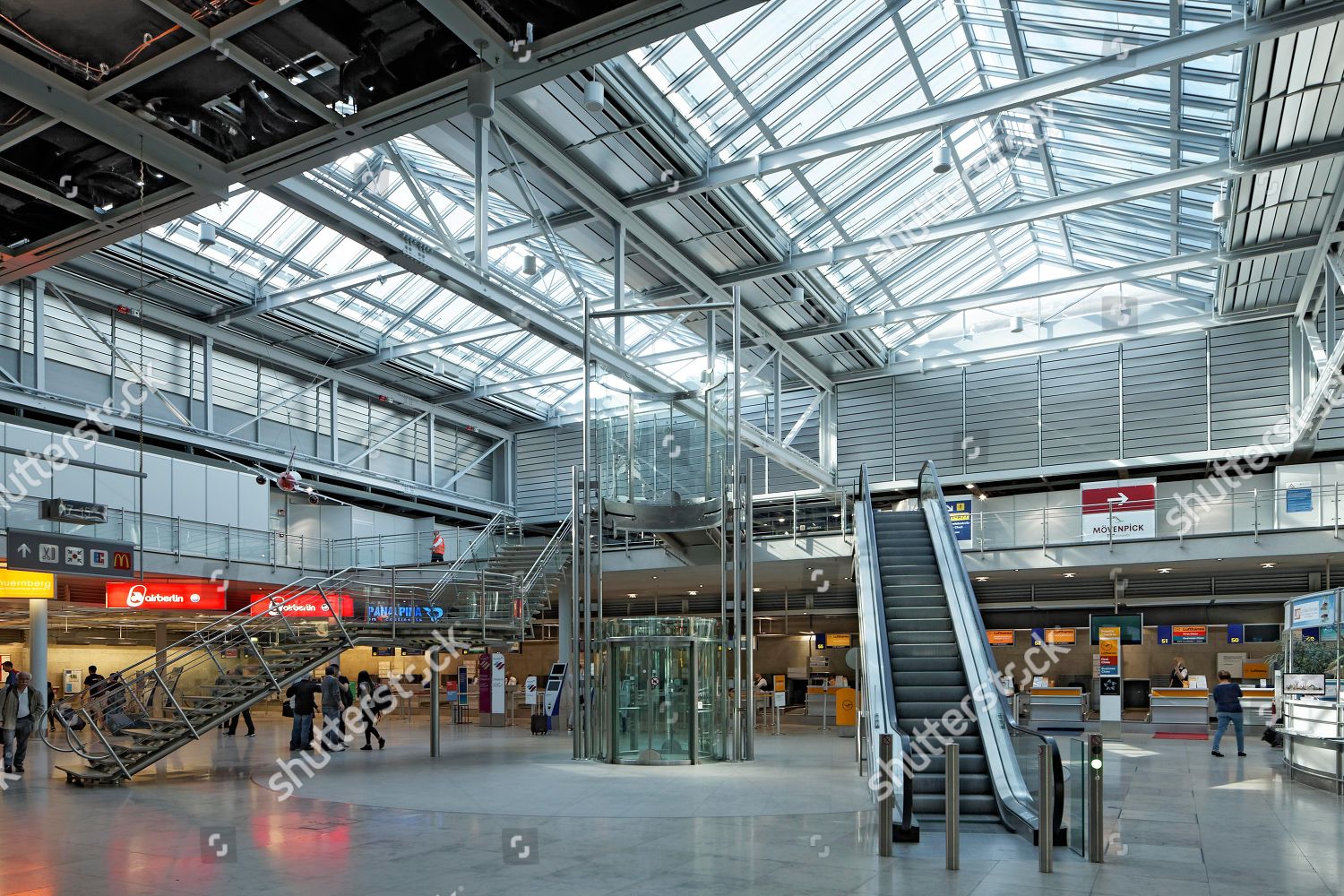 Albrecht Duerer Airport Departure Lounge Nuremberg Editorial Stock ...