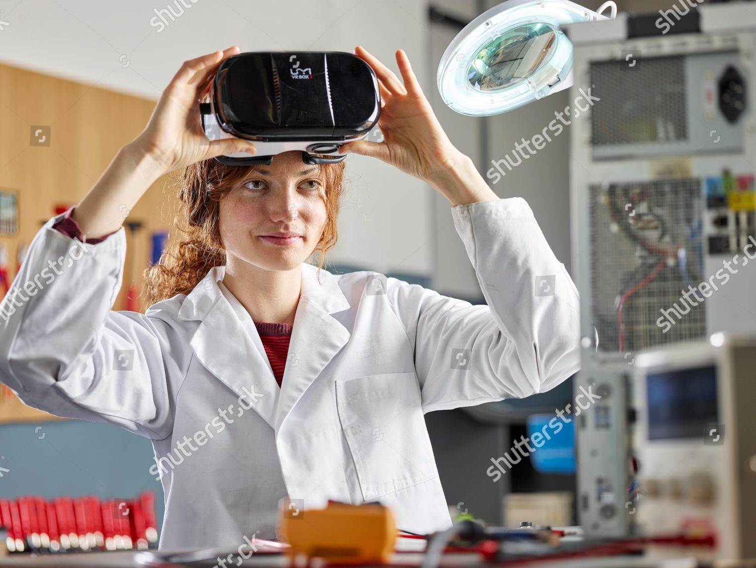 Model Released Engineer White Lab Coat Editorial Stock Photo - Stock ...