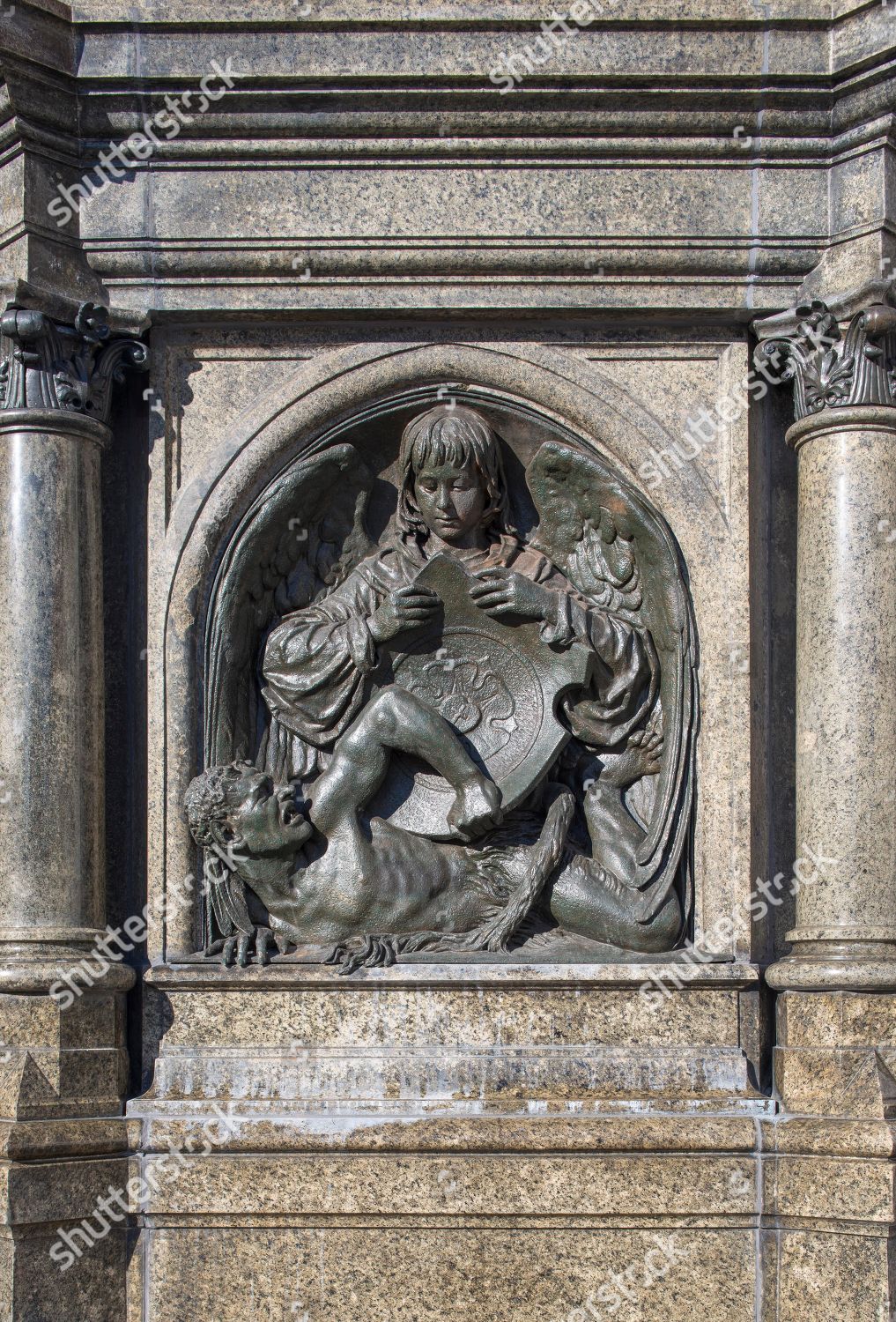 Relief Luther Memorial 1883 Angel Luther Editorial Stock Photo - Stock ...