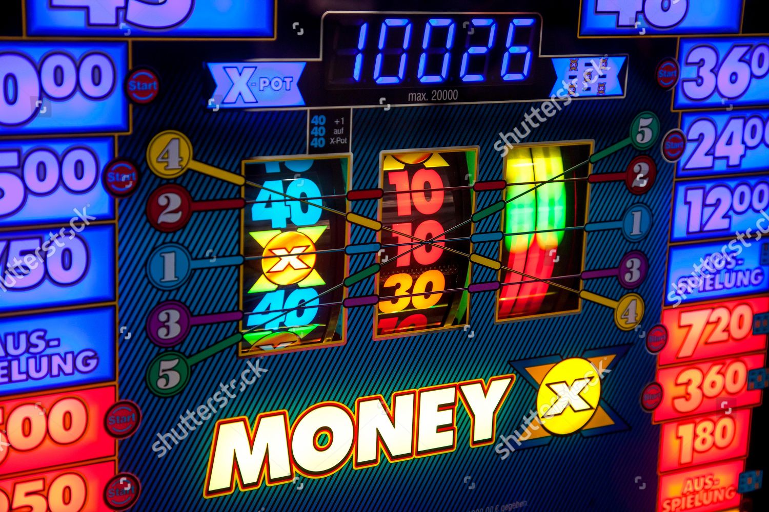 Slot Machine Duesseldorf North Rhinewestphalia Germany Editorial Stock ...