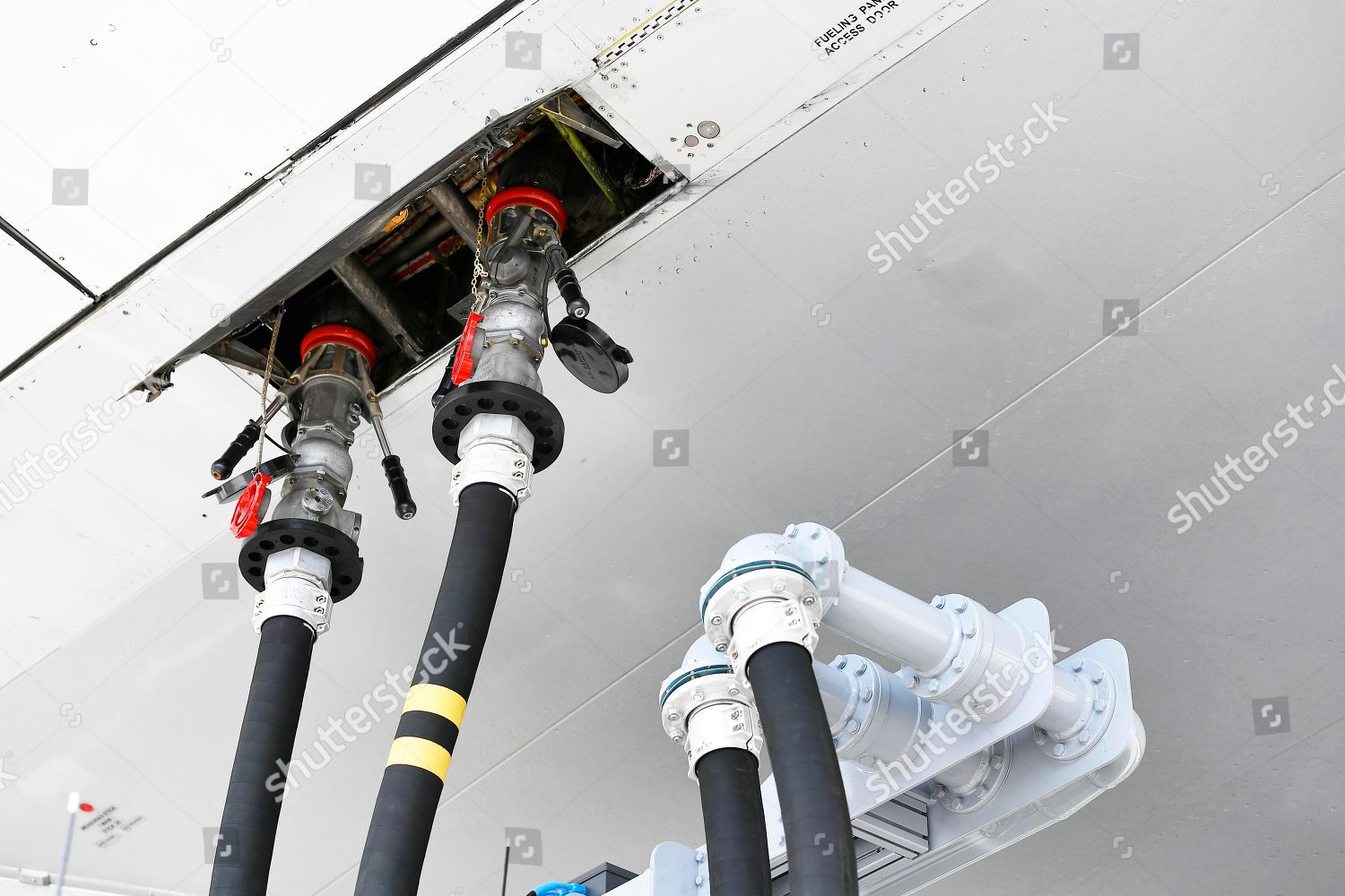 Tank Nozzle On Wing Refueling Thai Editorial Stock Photo - Stock Image ...