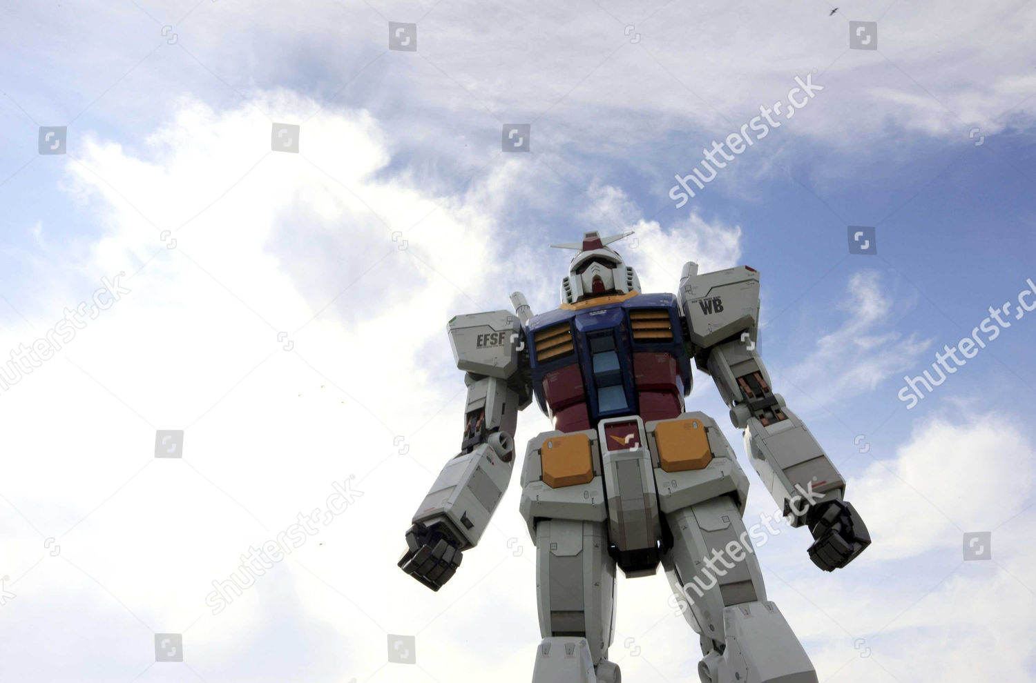 Giant Gundam Robot Character Editorial Stock Photo - Stock Image ...