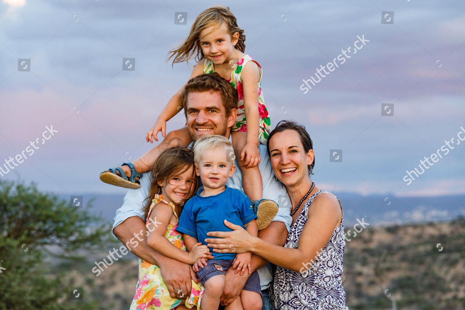 Model Released Young Family Three Small Editorial Stock Photo - Stock ...