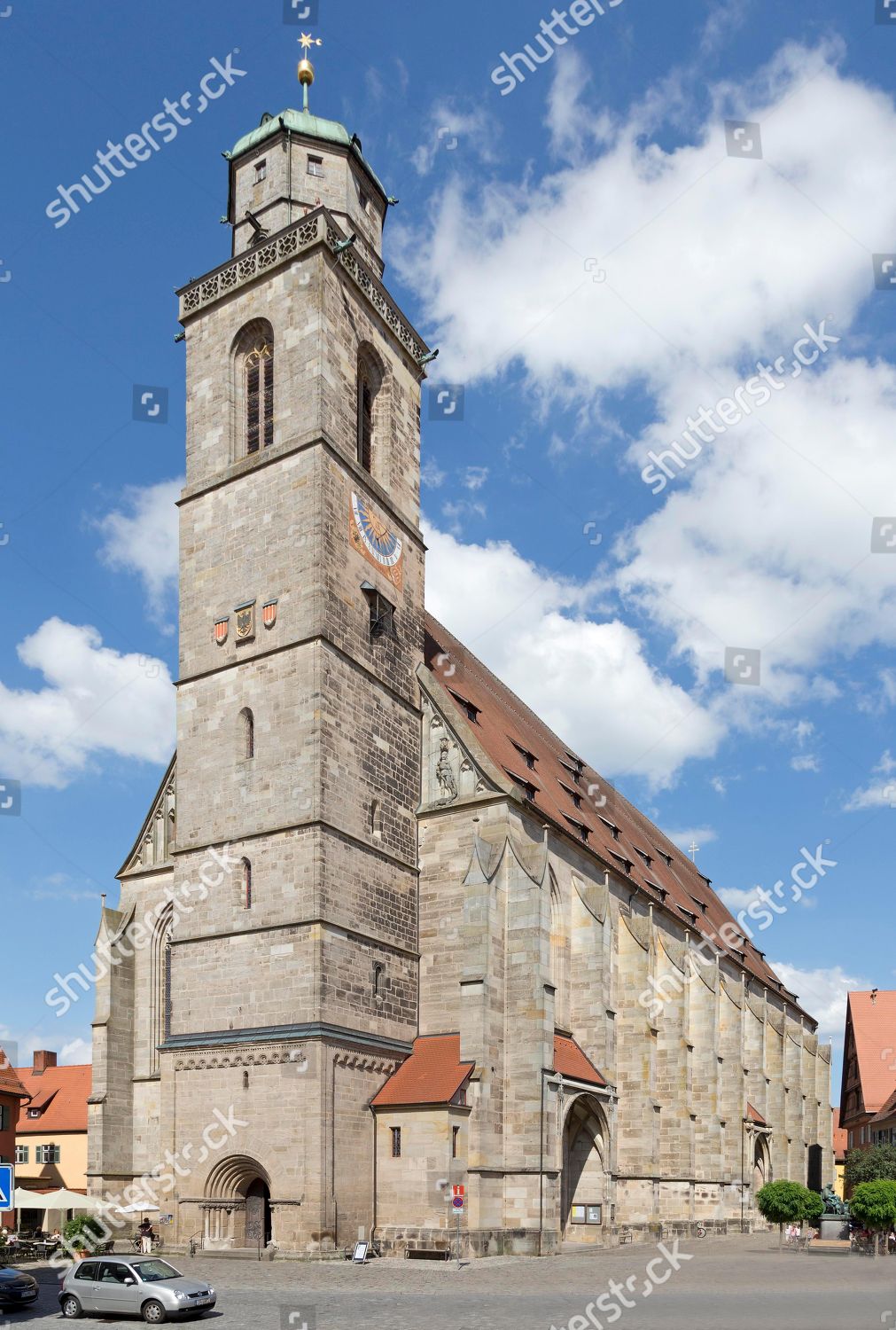 Gothic St George Church Dinkelsbuehl Middle Editorial Stock Photo ...
