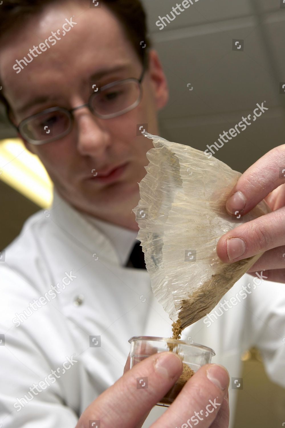 David Walker Forensic Scientist Makes Sample Editorial Stock Photo ...