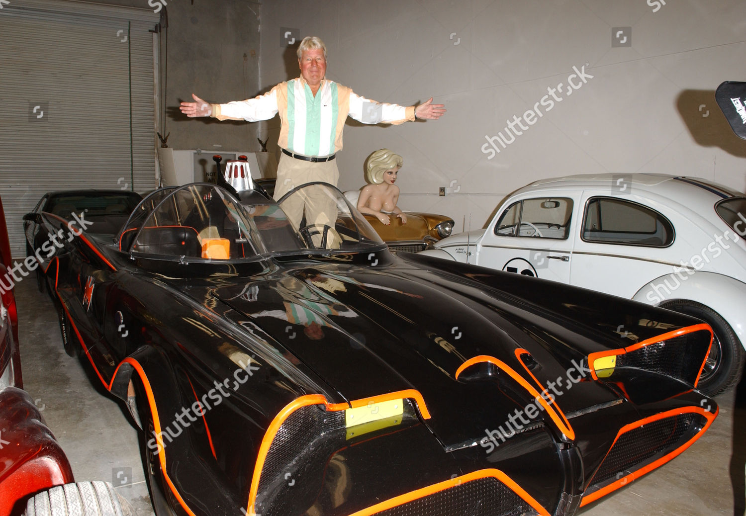 Jay Ohrberg Poses Original Batmobile Editorial Stock Photo - Stock ...