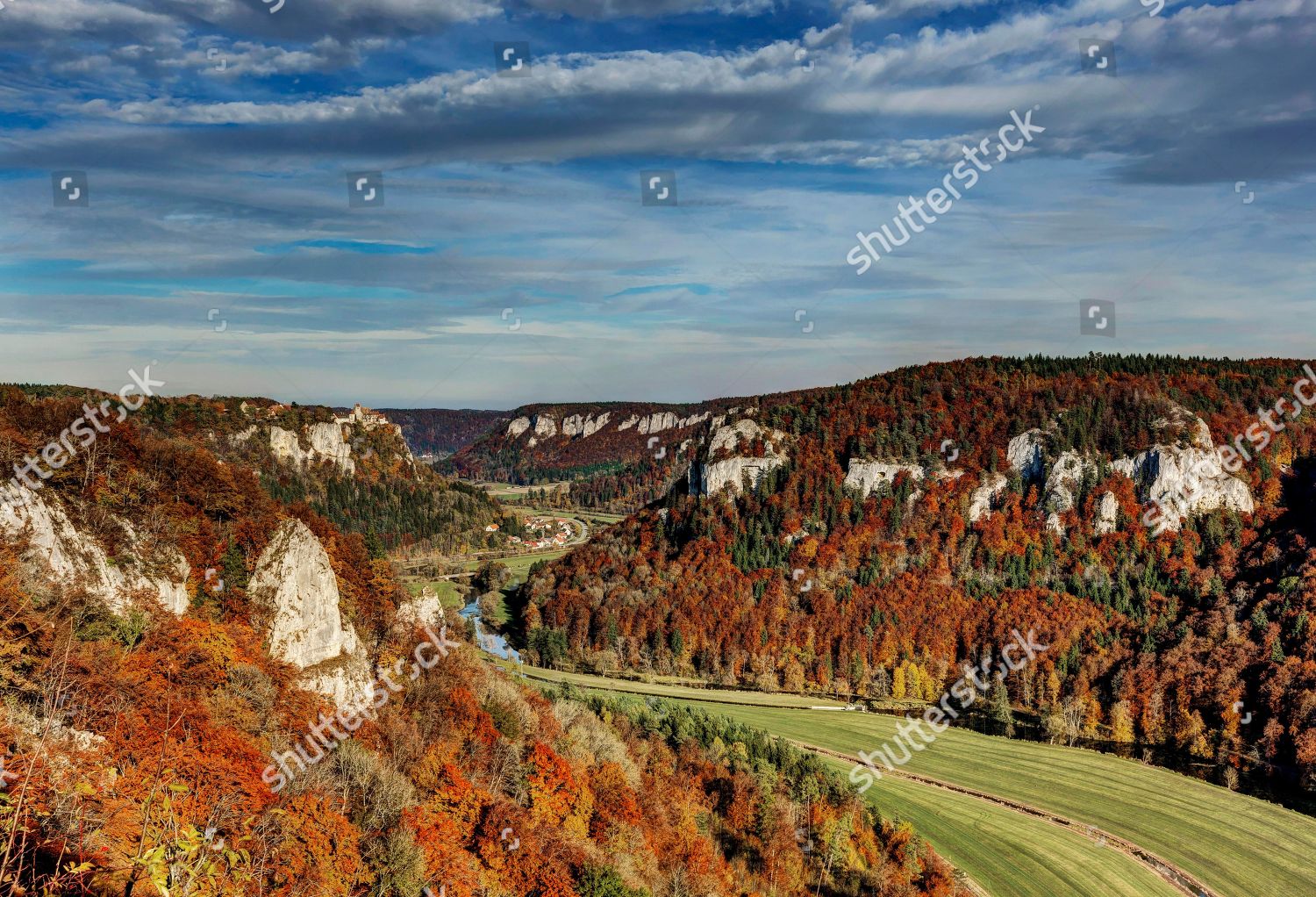Autumn Upper Danube Valley View Eichfelsen Editorial Stock Photo ... Autumn Upper Danube Valley View Eichfelsen Editorial Stock Photo ...