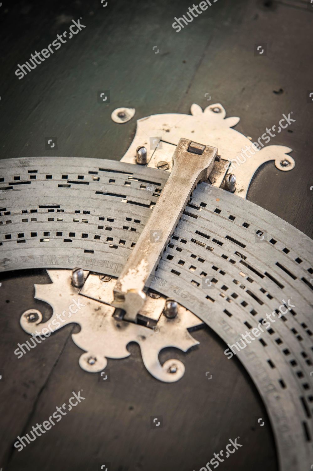 Barrel Organ Ariosa Perforated Metal Disk Editorial Stock Photo - Stock ...
