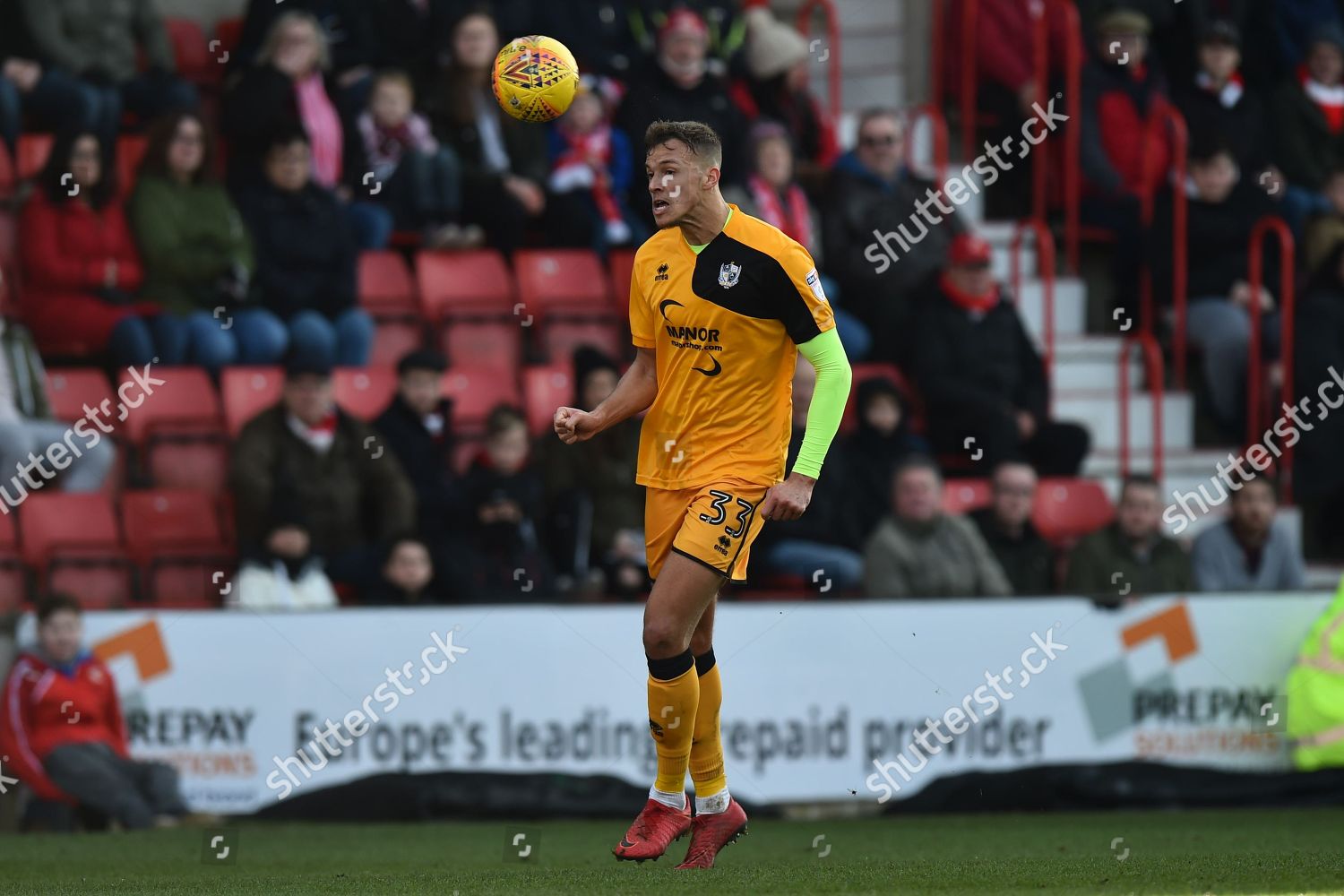 Kyle Howkins 33 Port Vale Heads Editorial Stock Photo - Stock Image ...