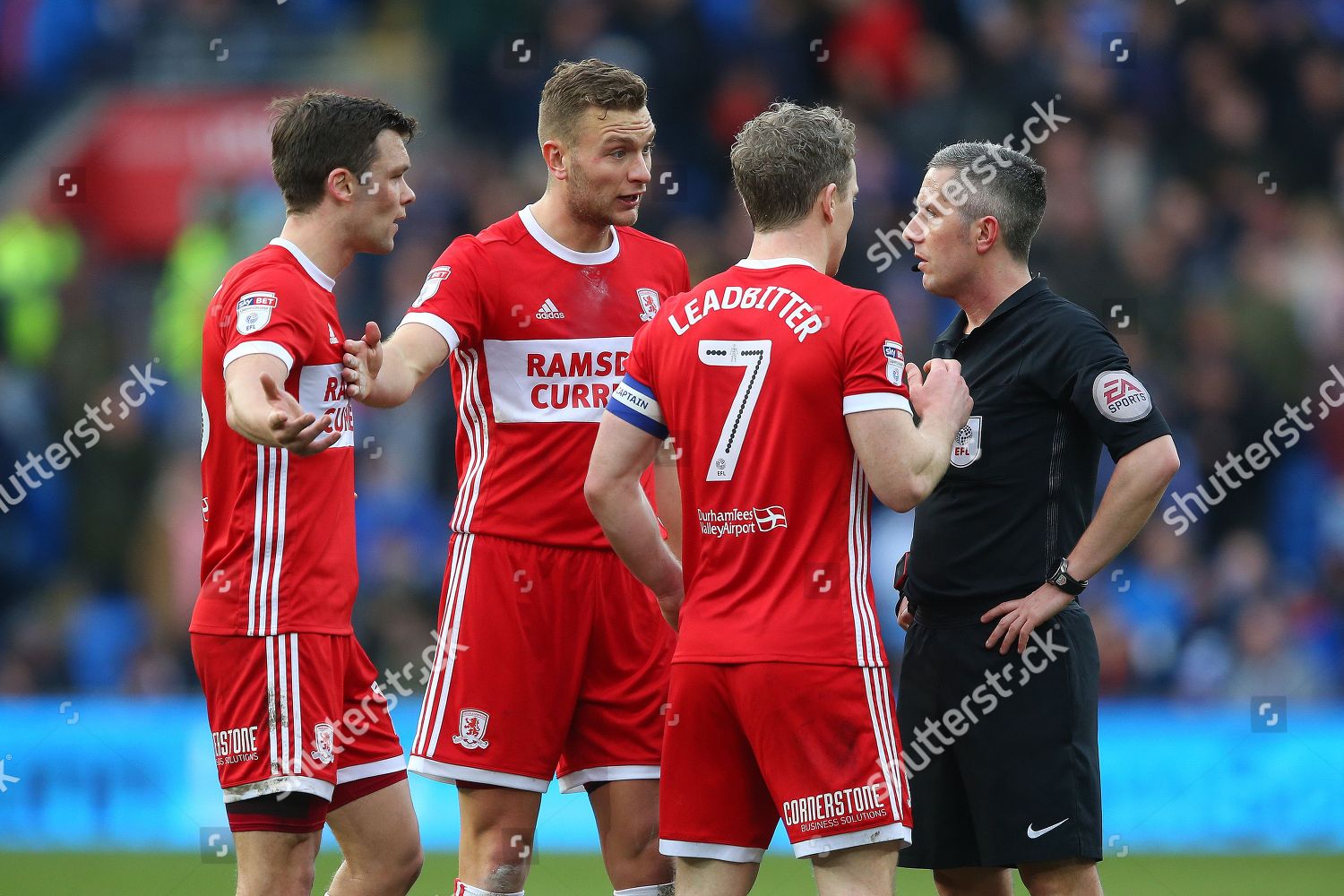 Jonatahan Howson Ben Gibson Grant Leadbitter Editorial Stock Photo ...